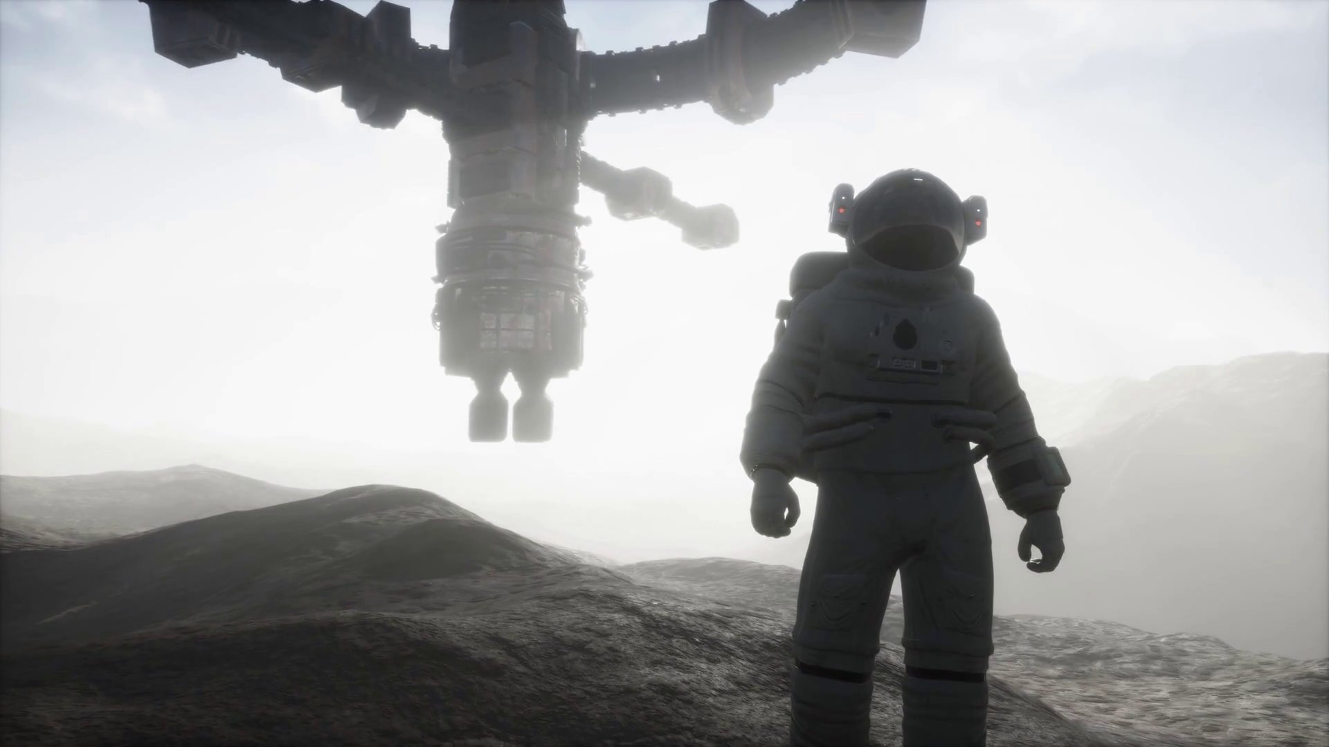 Astronaut Walking On Mars Planet Stock Motion Graphics SBV-337827768 ...