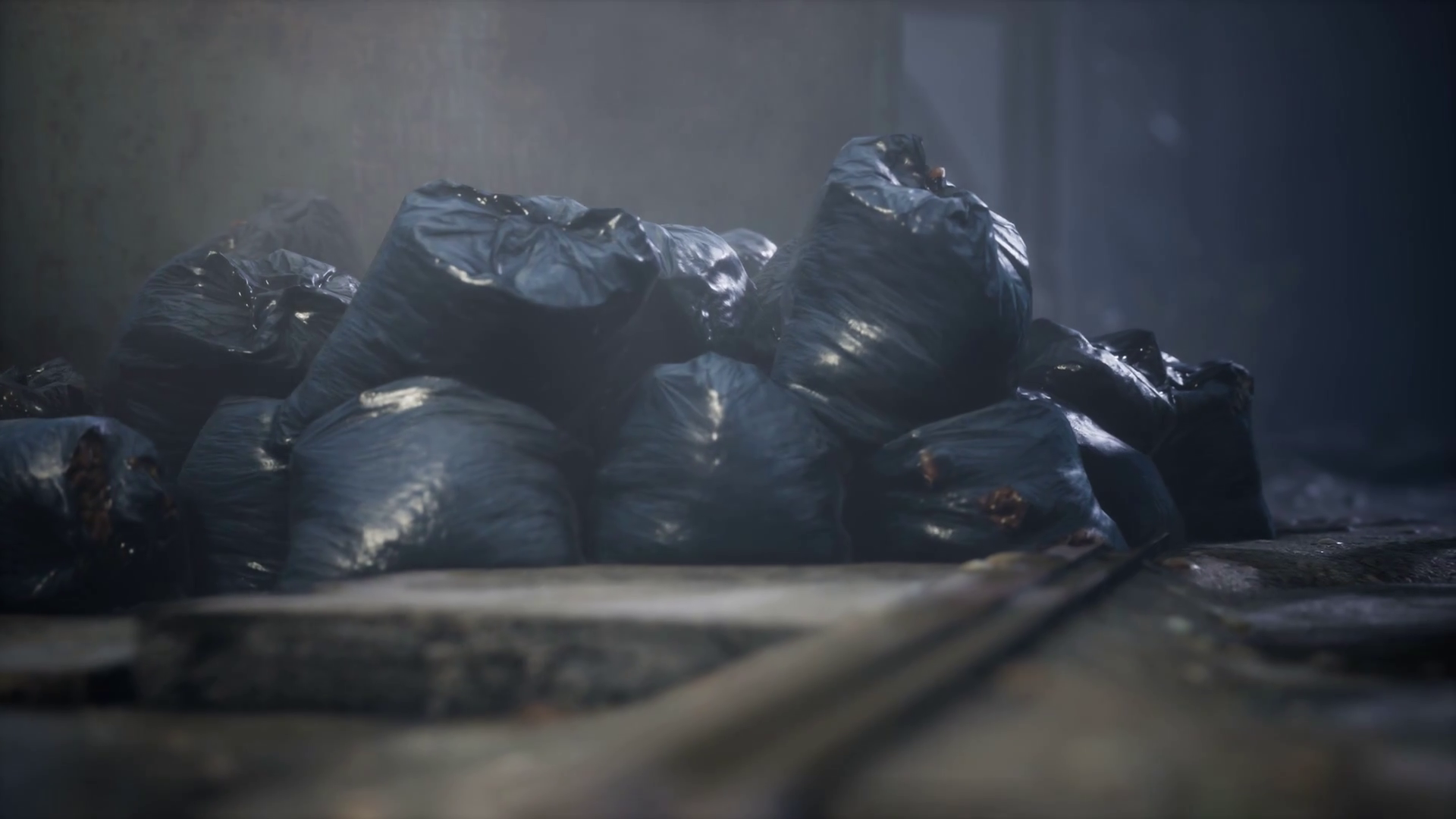 Garbage Bags At City Street Night Stock Footage SBV-338283714 - Storyblocks
