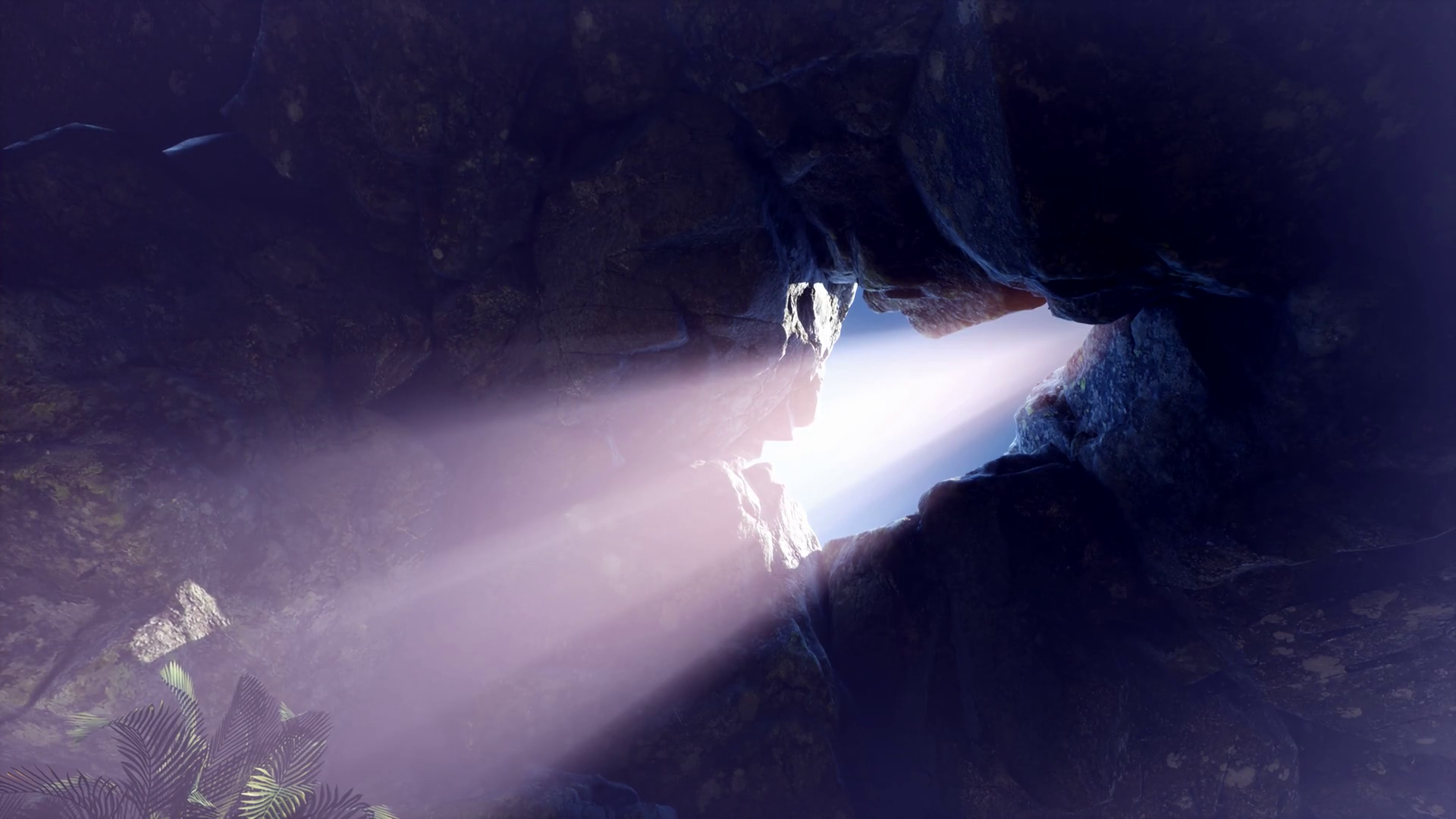 Impressive Sunshine Through Open Cave Stock Motion Graphics SBV ...