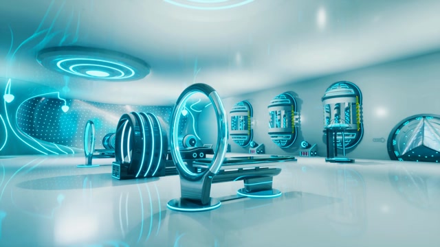 Futuristic Science Lab Stock Footage: Royalty-Free Video Clips ...