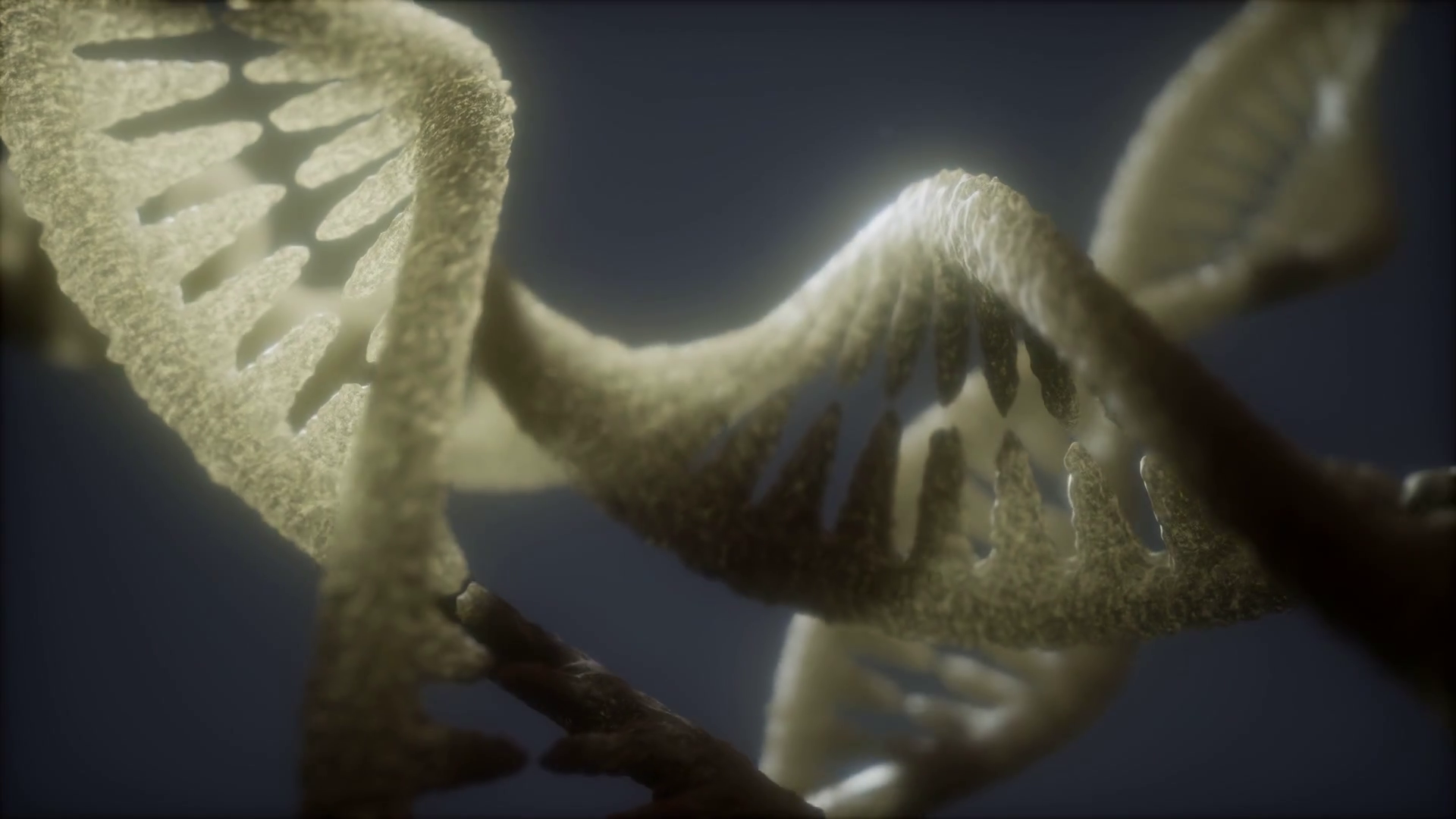 Loop Double Helical Structure Of Dna Strand Stock Footage SBV-338972571 ...