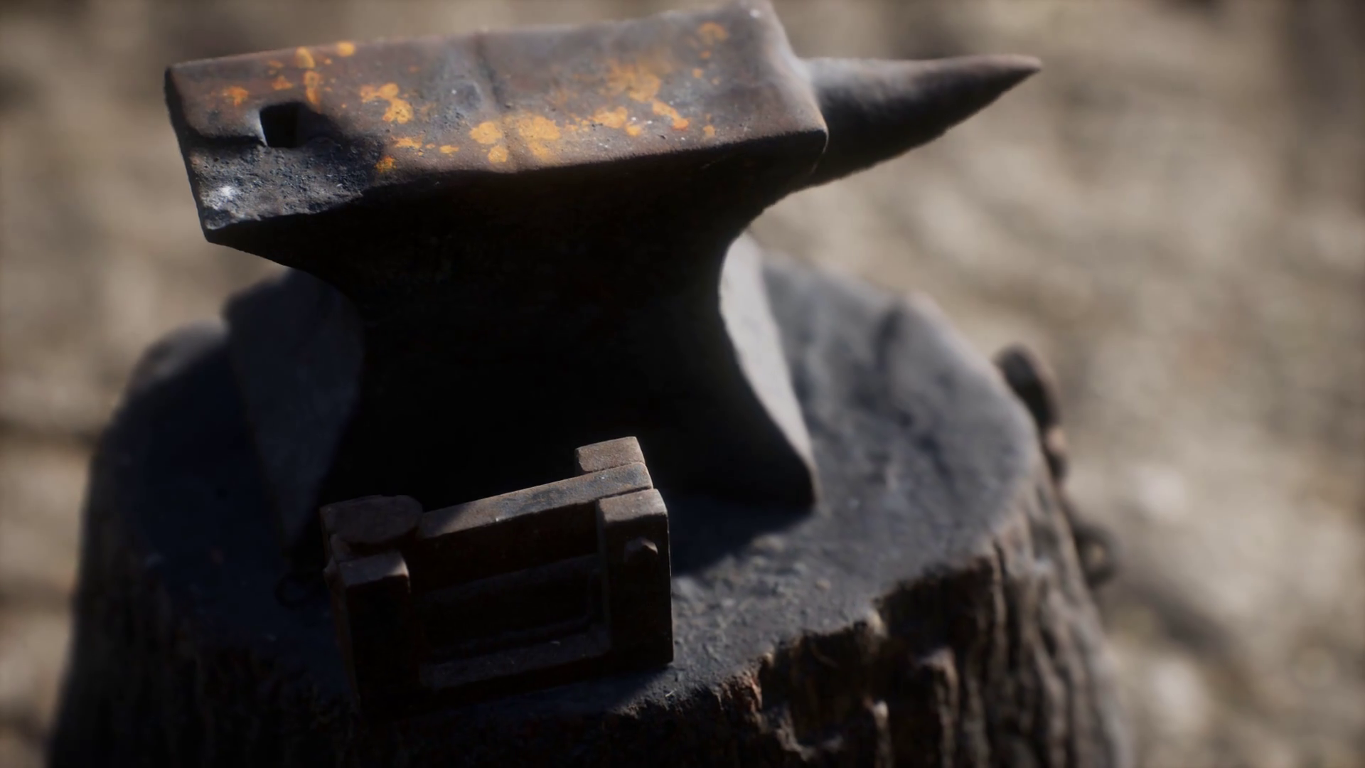 Old Anvil Attached To Stump Stock Motion Graphics SBV-338723495 ...