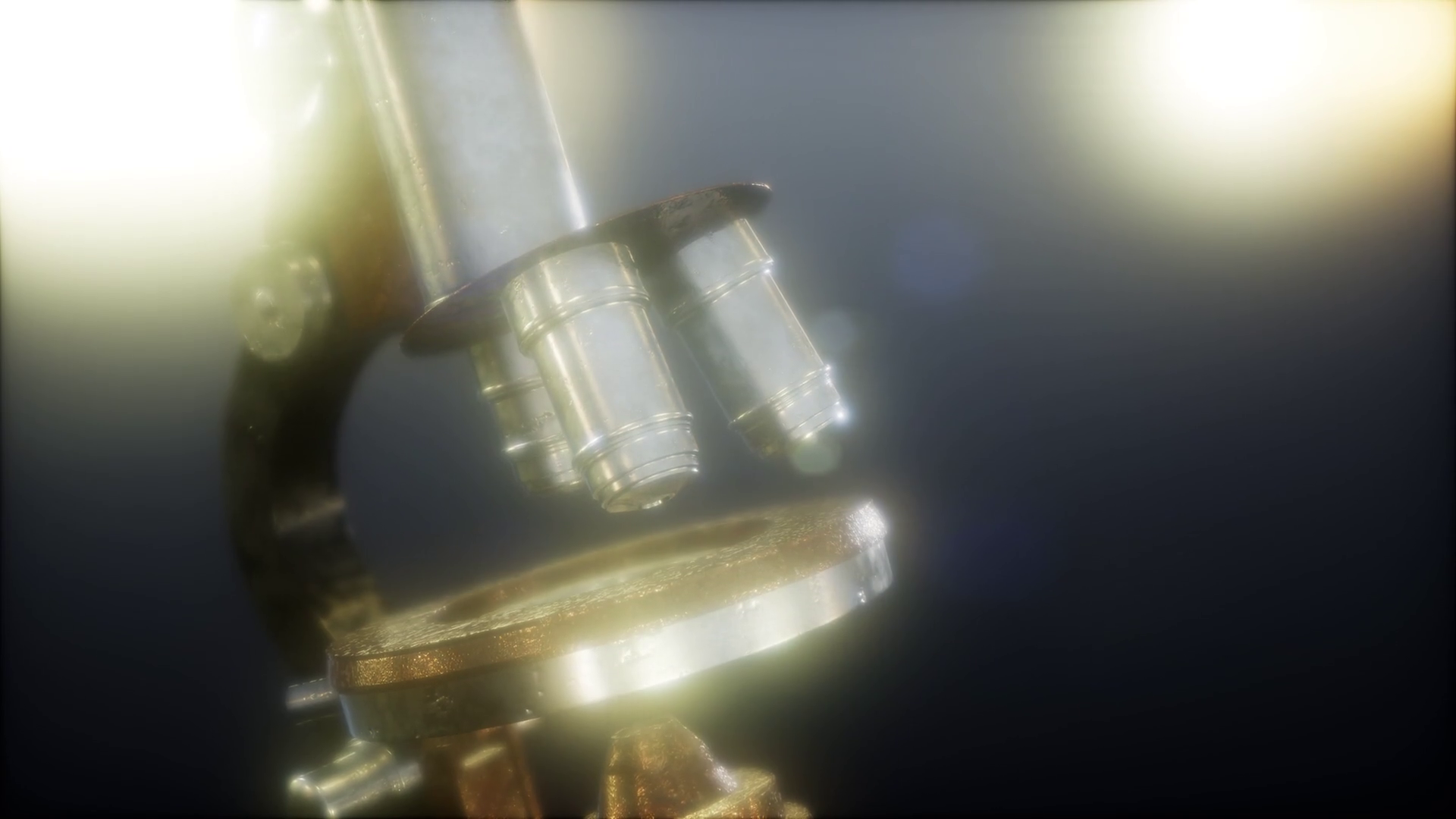 Retro Old Scientific Laboratory Microscope Stock Footage SBV-336203045 ...