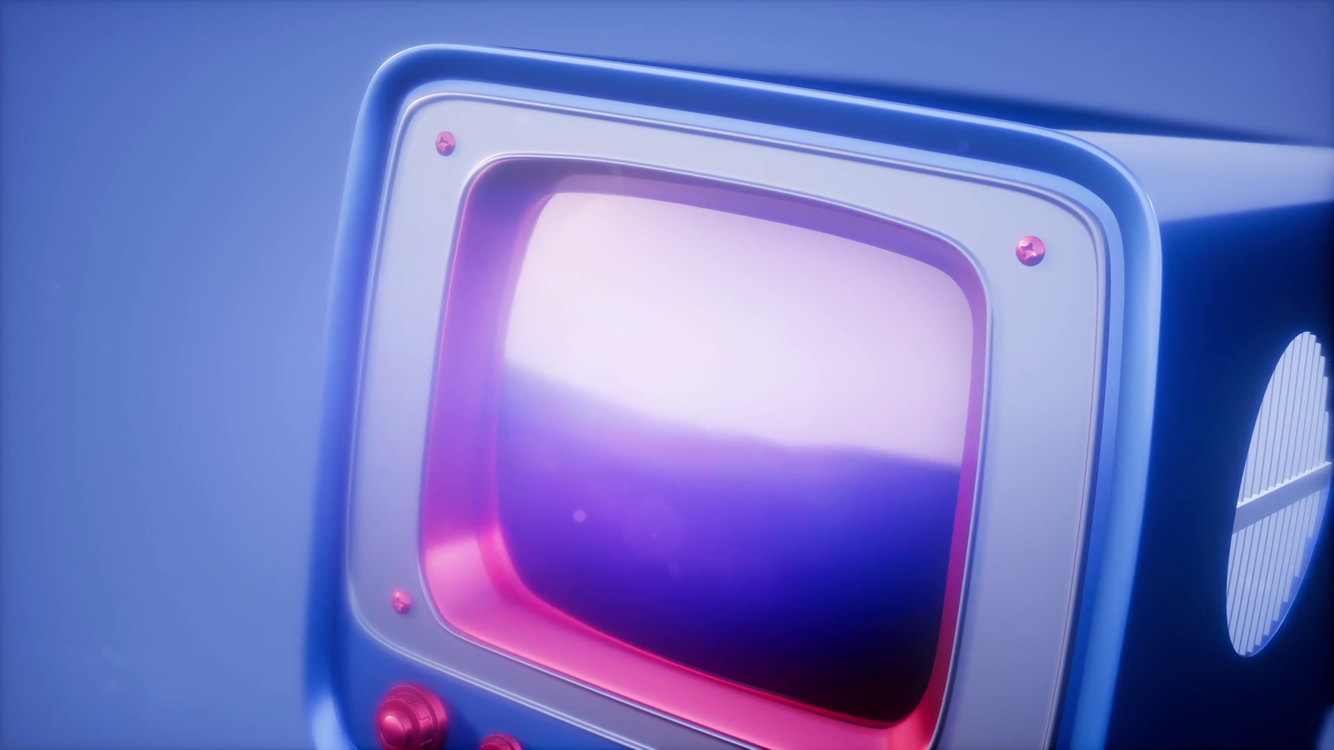 Retro Tv On Blue Sky Background With Light Stock Footage SBV-329780698 ...