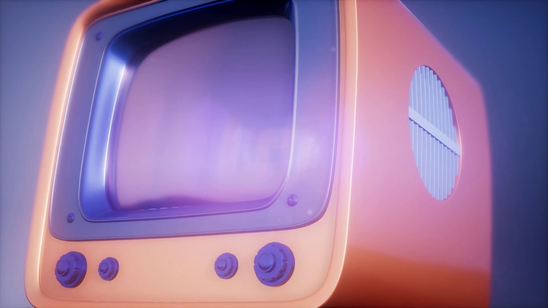 Retro Tv On Blue Sky Background With Light Stock Footage SBV-321079290 ...