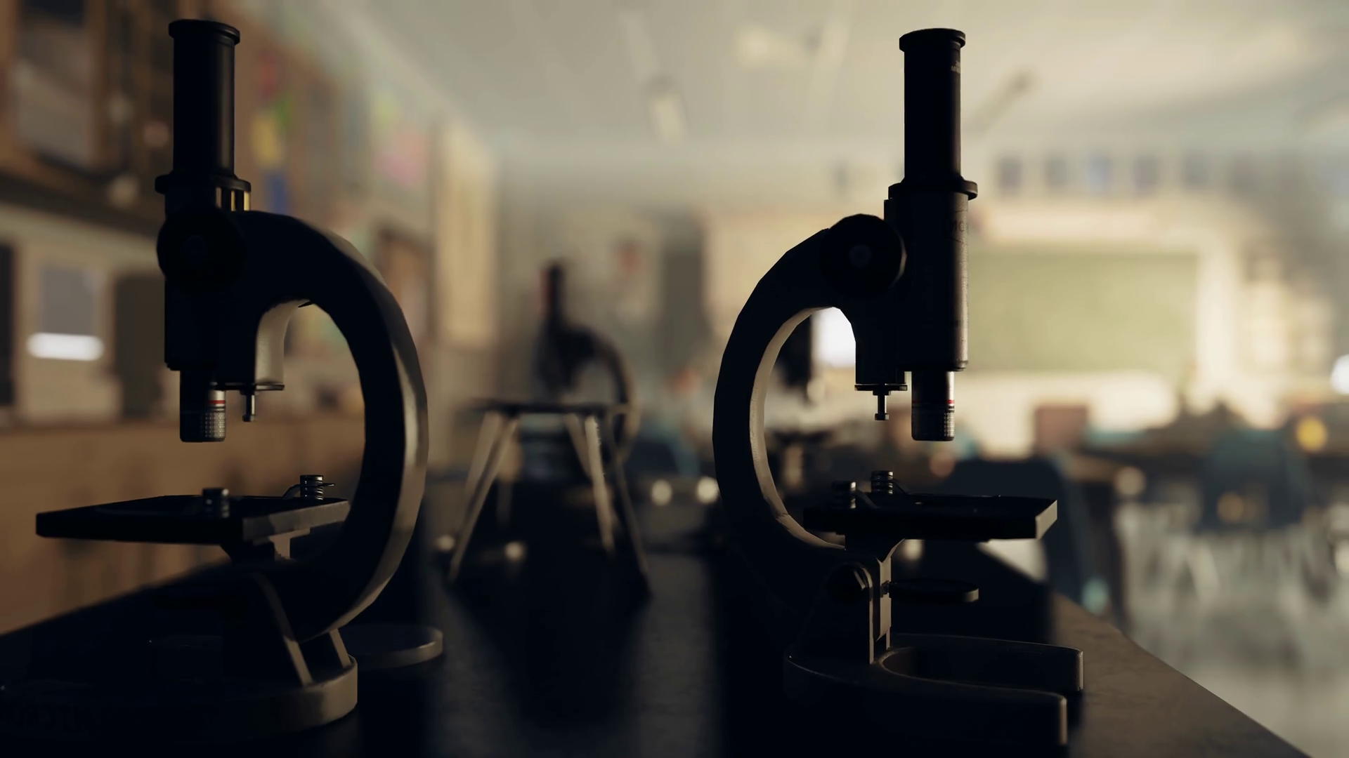 A Couple Of Microscopes Sitting On Top Of Stock Footage SBV-348784763 ...