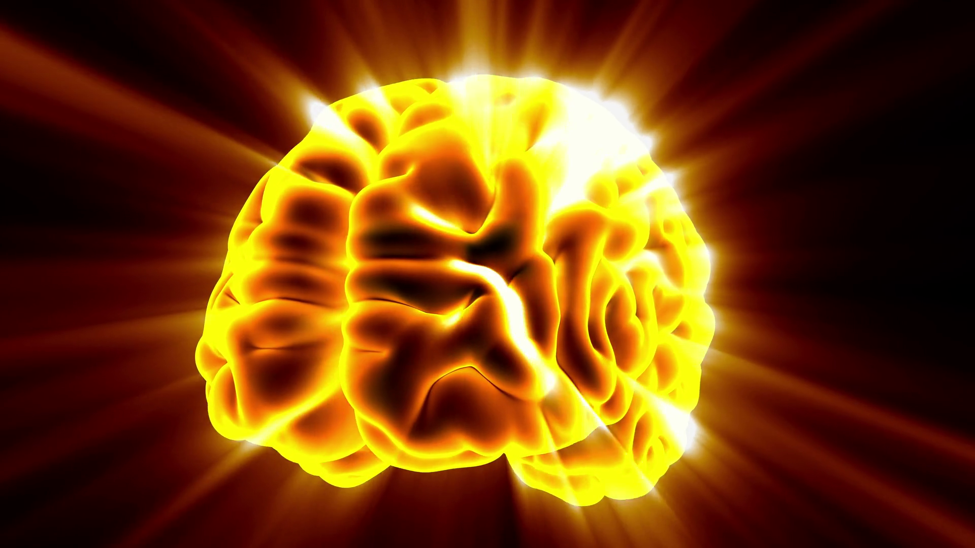 Science Anatomy Scan Of Human Brain Glowing Stock Footage SBV-314546177 ...