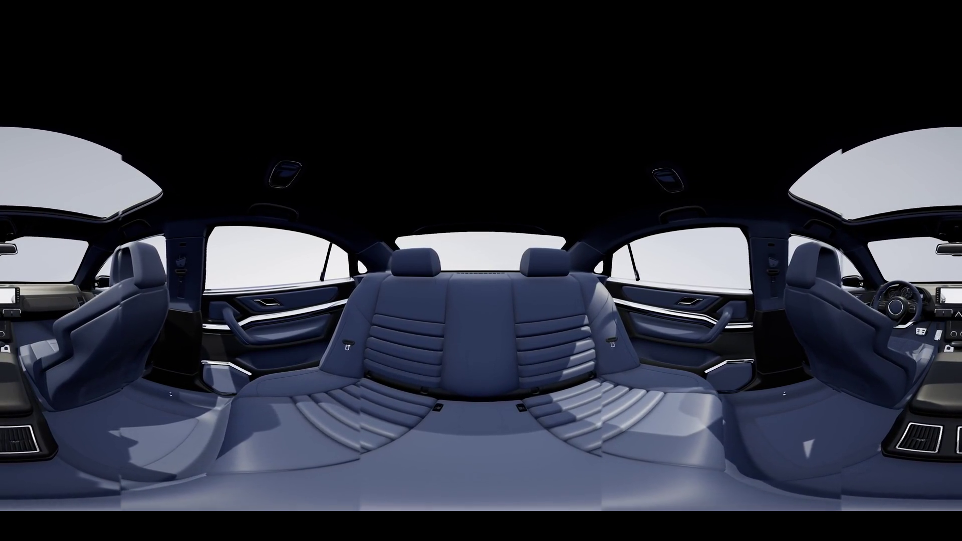 vr 360 camera moving above detailed car engine and other parts or the ...