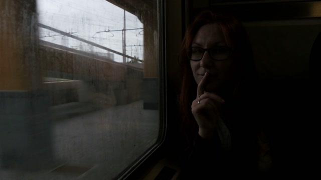 Goodbye Train Window Stock Footage: Royalty-Free Video Clips - Storyblocks