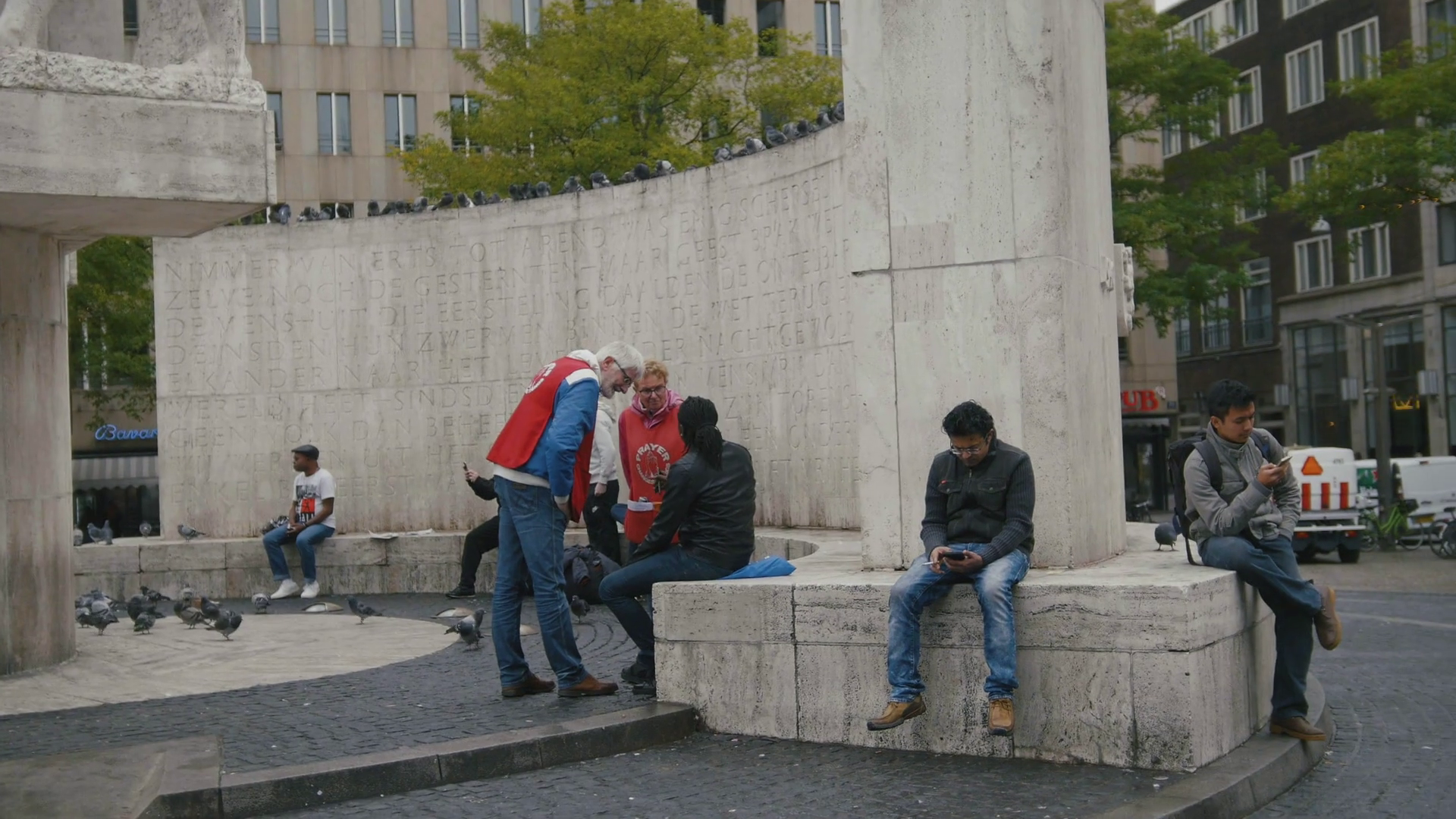 Amsterdam Netherlands - 16 Oct 2016 Dam Stock Footage SBV-310274941 ...