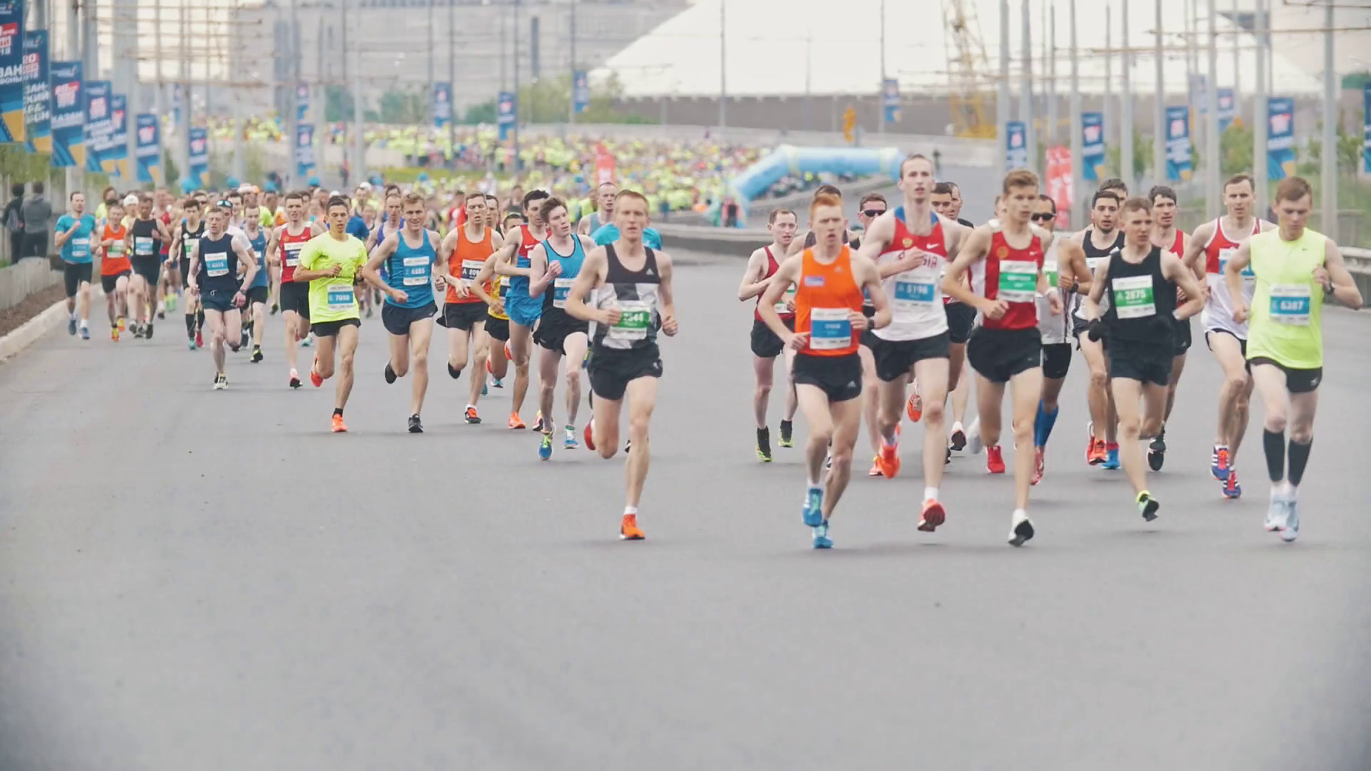 20 May 2018 Kazan Russia - Kazan Marathon Stock Footage SBV-323715481 ...