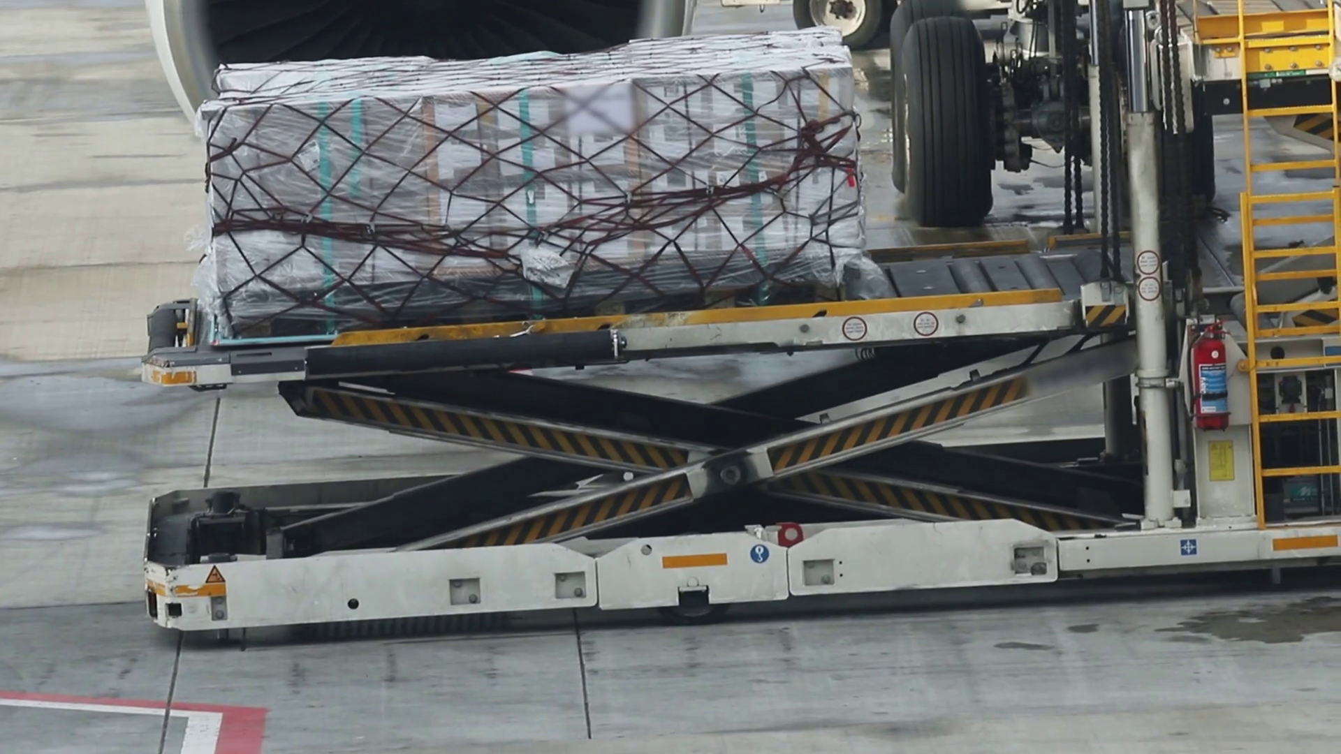 An Airport - Loading Baggage In Plane Stock Footage SBV-337987613 ...