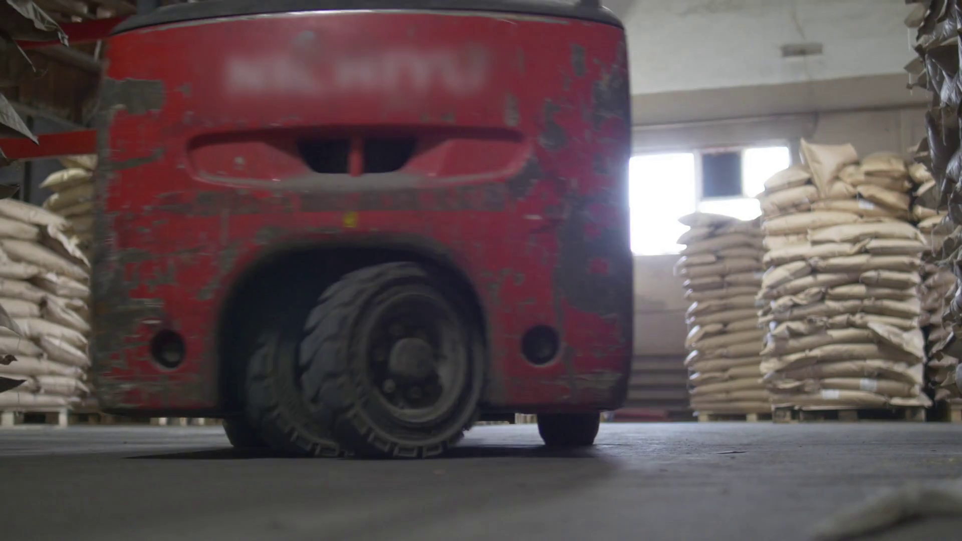 Autoloader Loading Goods In Industrial Stock Footage SBV-322528262 ...