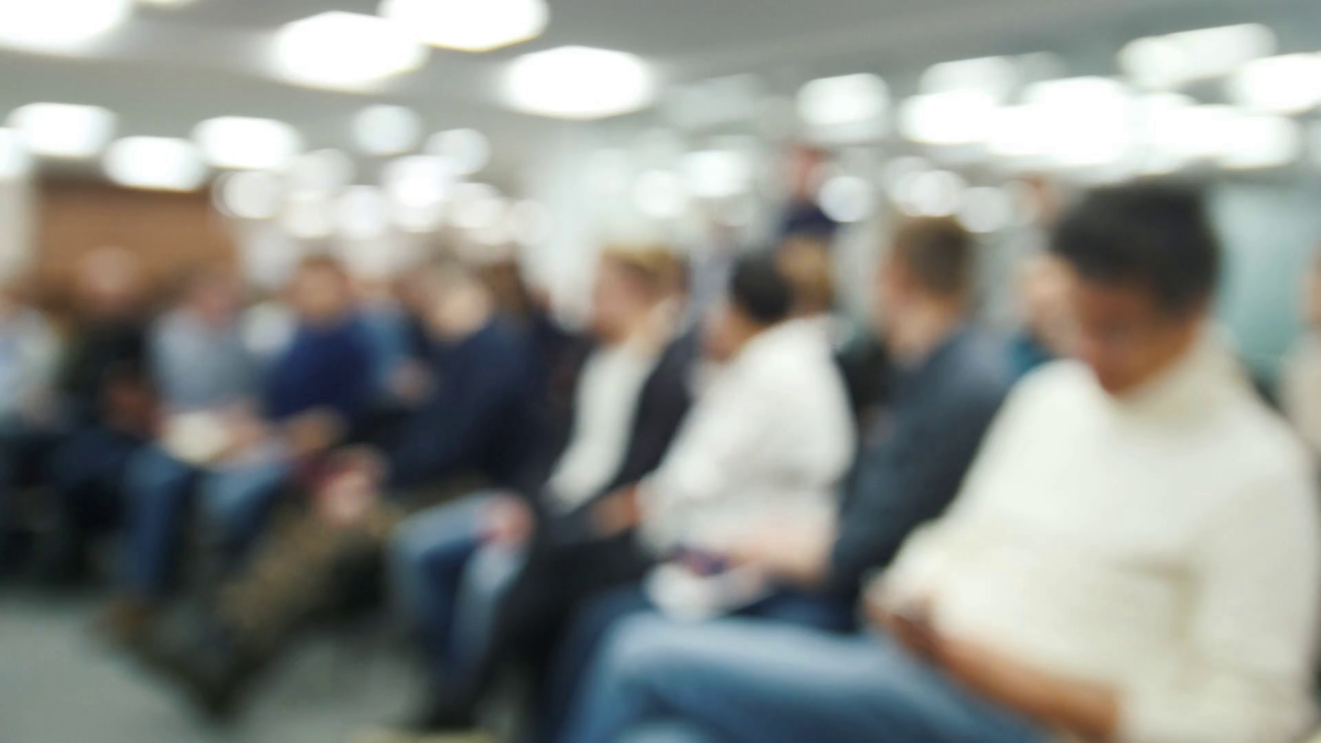 Blurred Background - Seminar Lectures - Lot Stock Footage SBV-313934557 ...