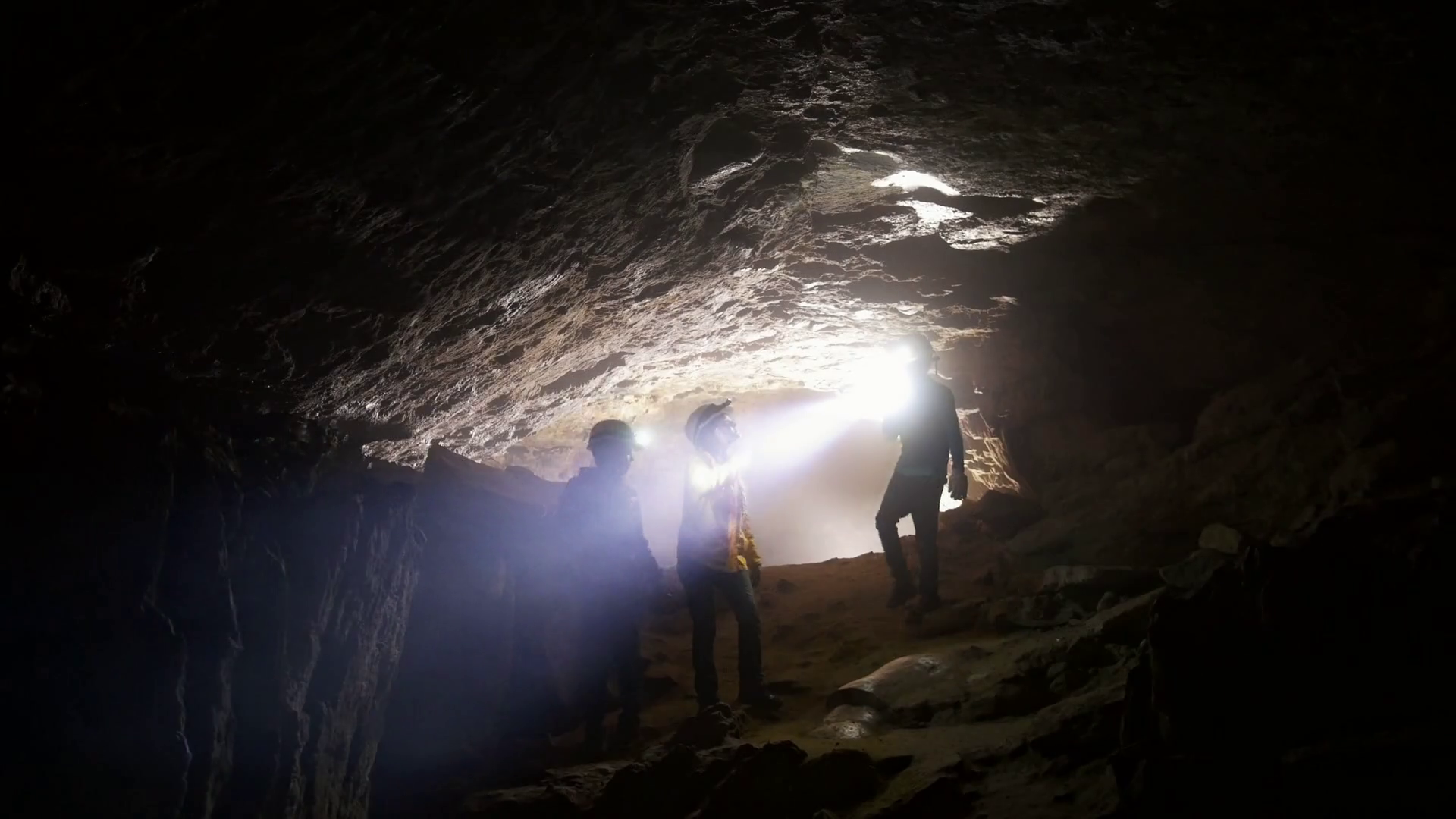 Children go through the cave Stock Video Footage 00:07 SBV-324696713 ...