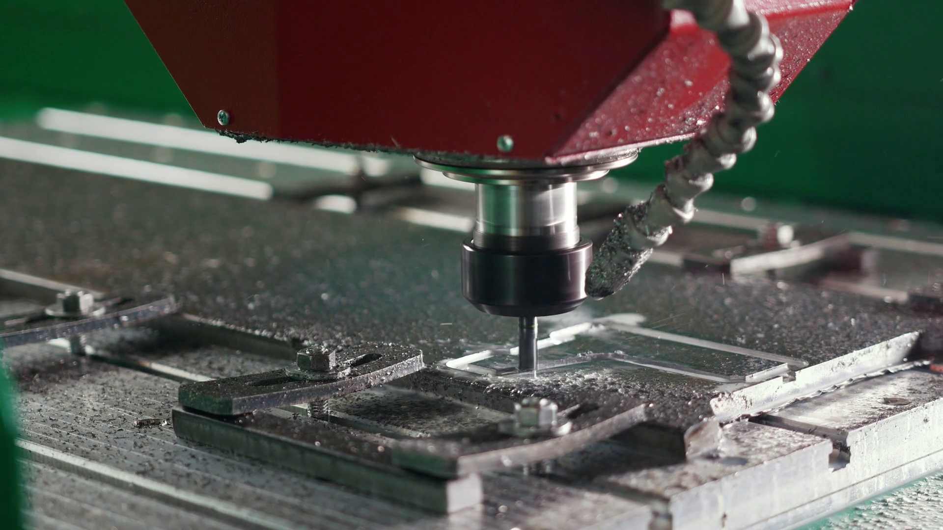 Cnc Milling Drilling Machine Stock Footage SBV-321603340 - Storyblocks