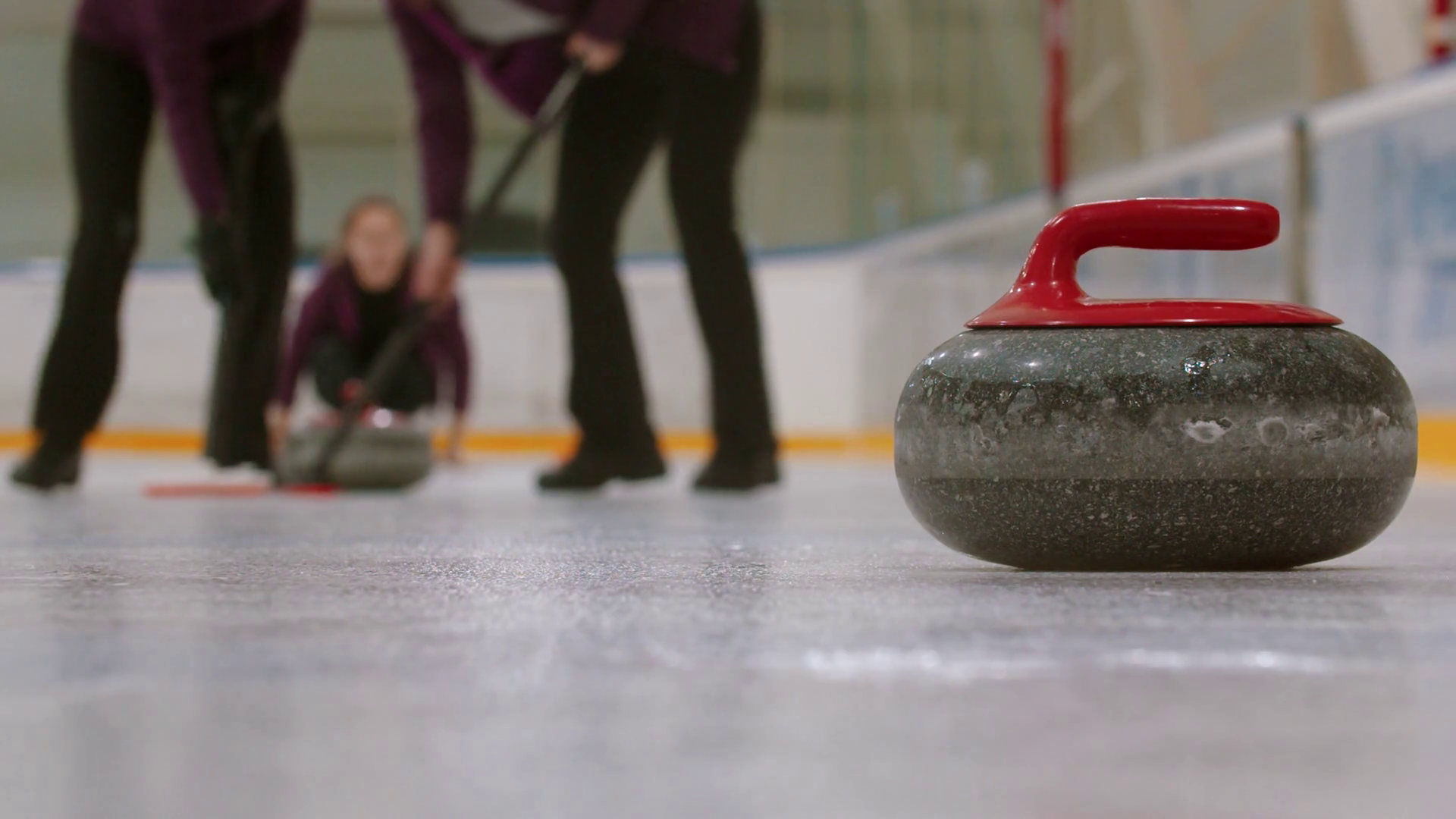 Curling Training - Granite Stone Biter With Stock Footage SBV-338121908 ...