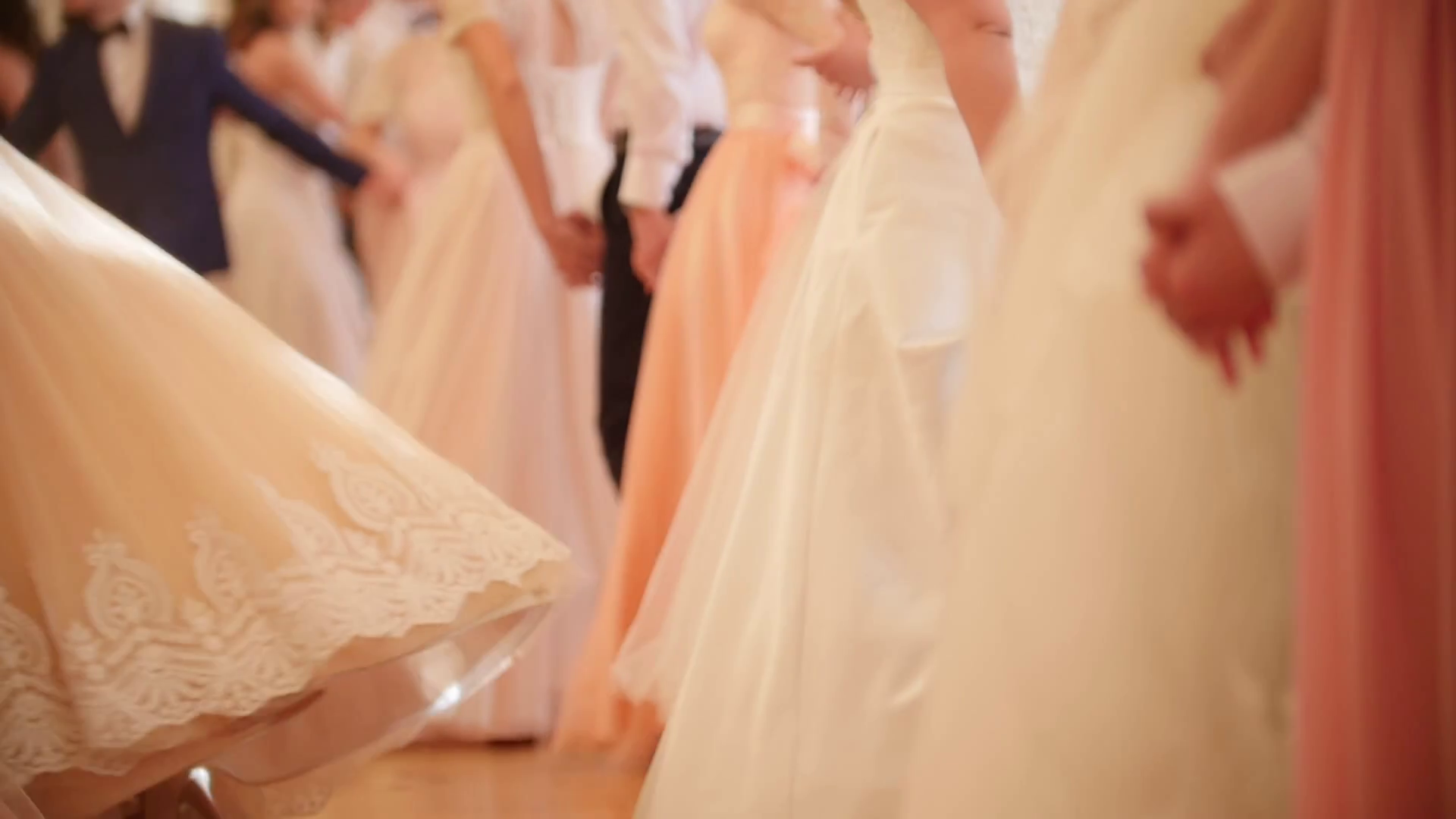 Dancing Youth At Elegant Ball Slow-motion Stock Footage SBV-322333213 ...