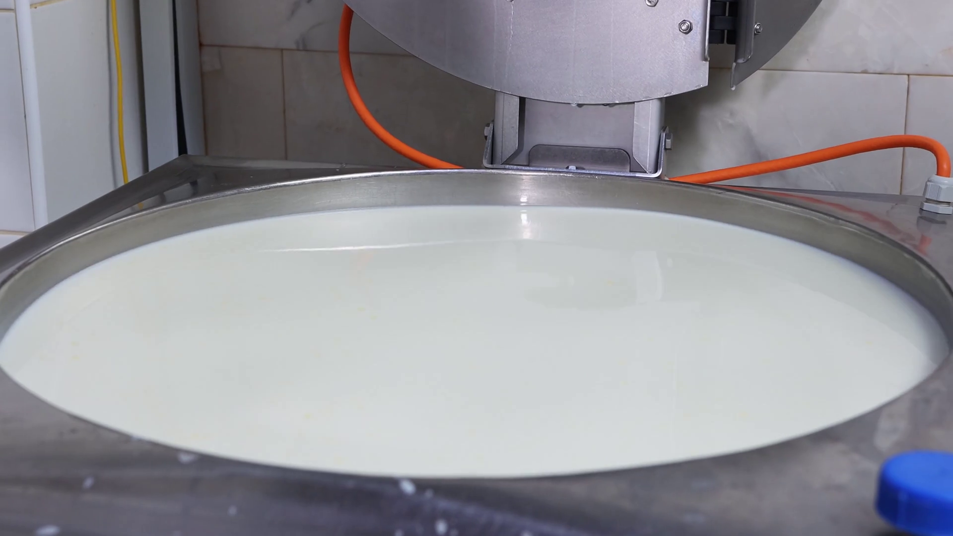 Male Worker Putting Iron Plate Into Vat With Stock Footage SBV ...