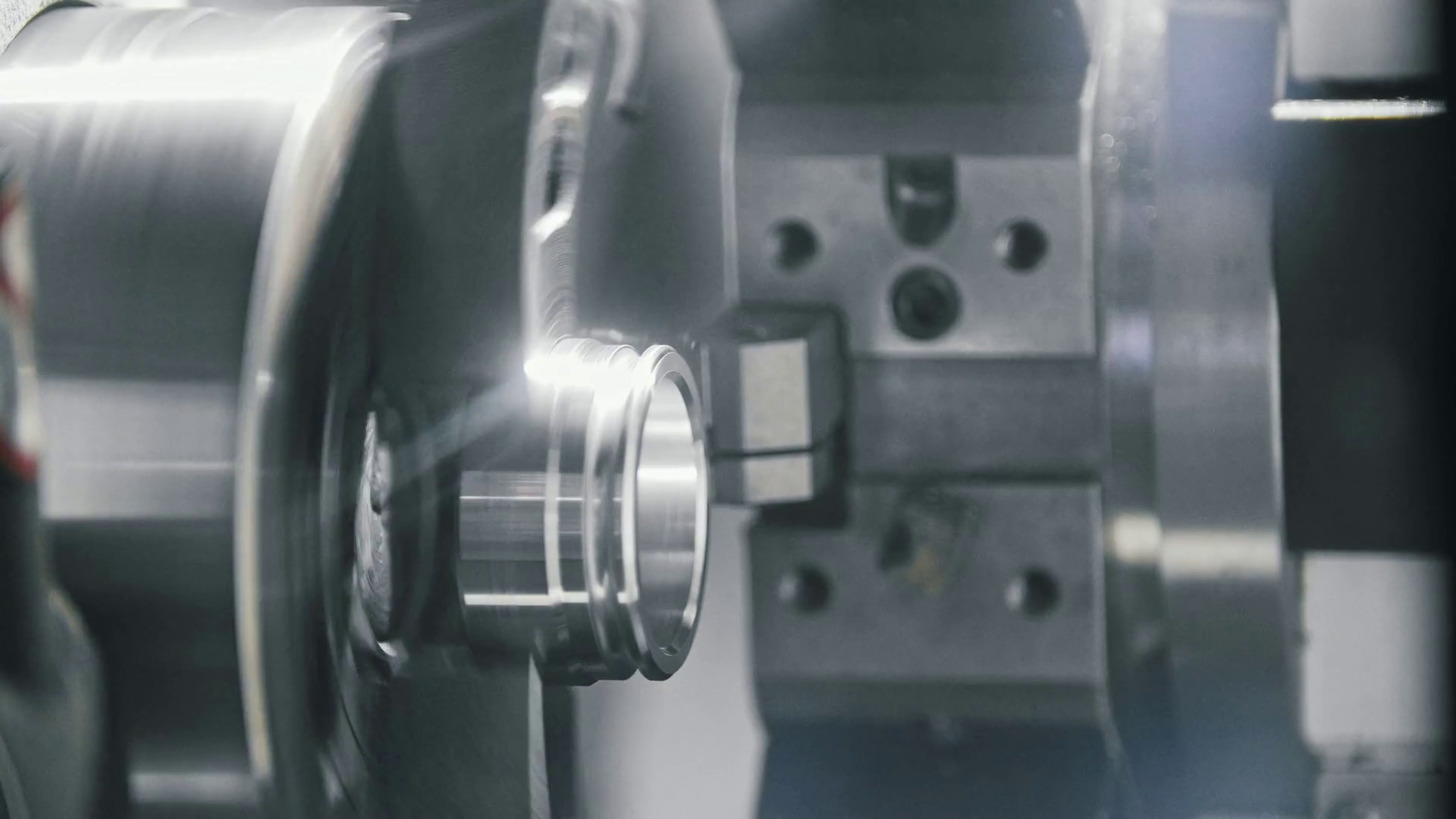 Manufacture Of Metal Parts On Machine At Stock Footage SBV-319684334 ...