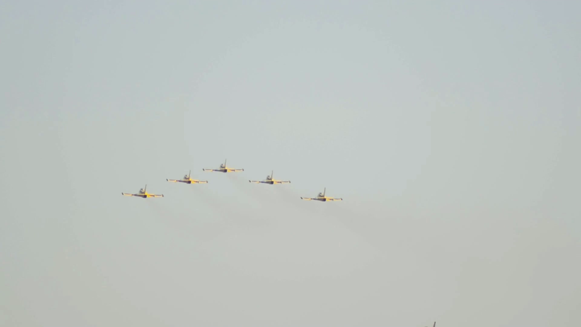 Several Military Fighter Jets Flying In Sky Stock Footage SBV-337654250 ...