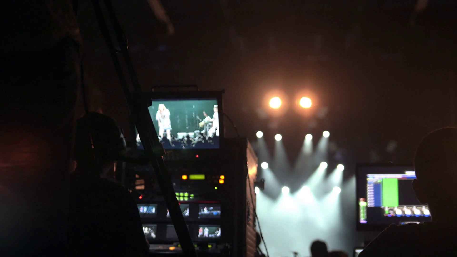 Soundman Works On Professional Sound Stock Footage SBV-324729469 ...