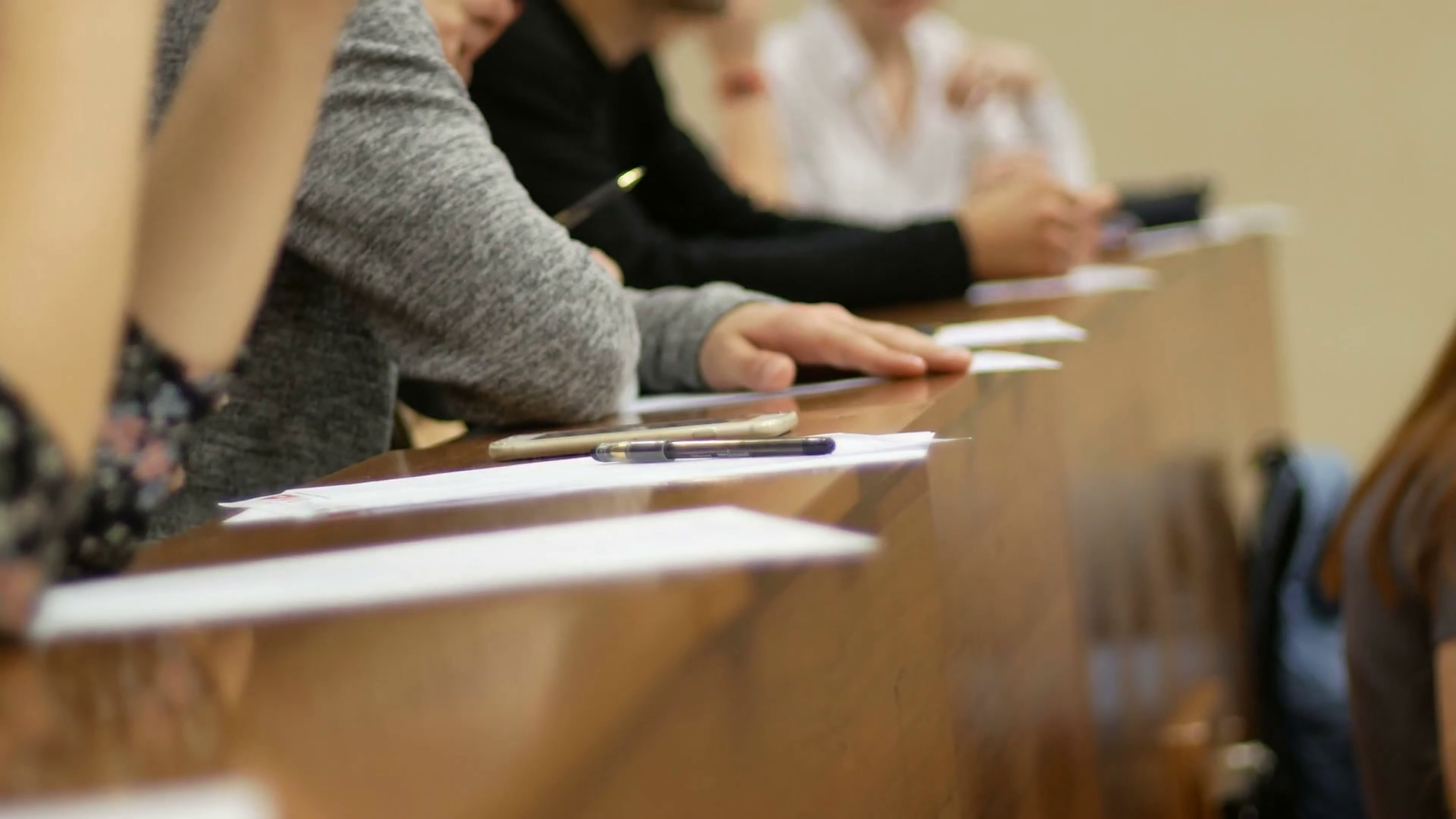 Students In Auditorium - Listening At Stock Footage SBV-322651621 ...