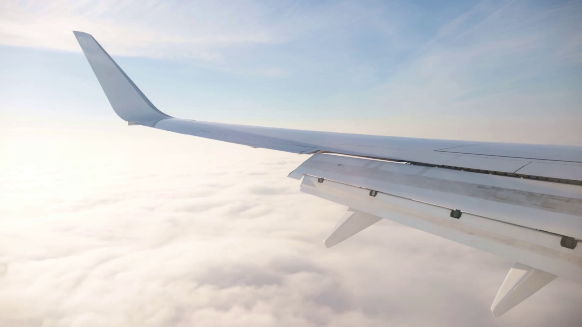 Travel Concept View From Airplane Window Stock Footage SBV-329582462 ...