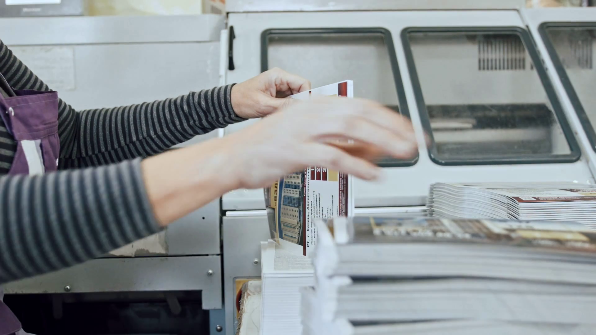 Typography - Polygraph Printing Process - Stock Footage SBV-313923797 ...