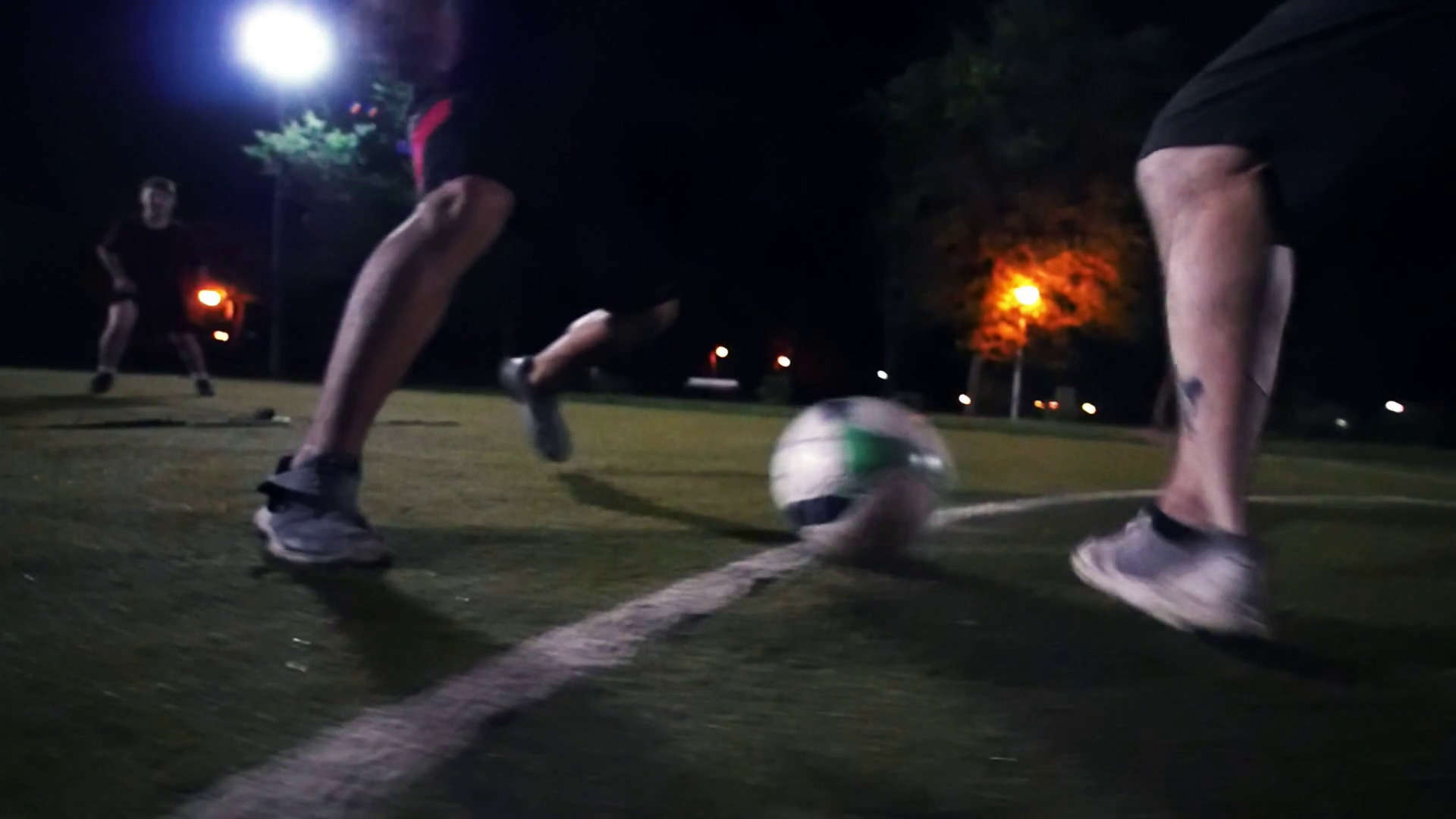 Youthful Player Showcases Skills On Grassy Stock Footage SBV-325929330 ...