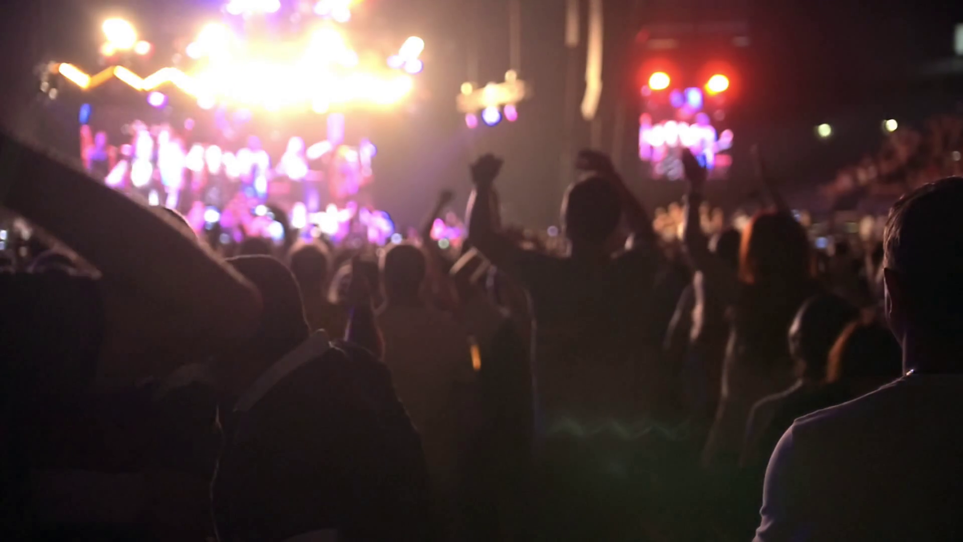 Young People Is Dancing At Rep Rock Concert Stock Footage SBV-324692999 ...