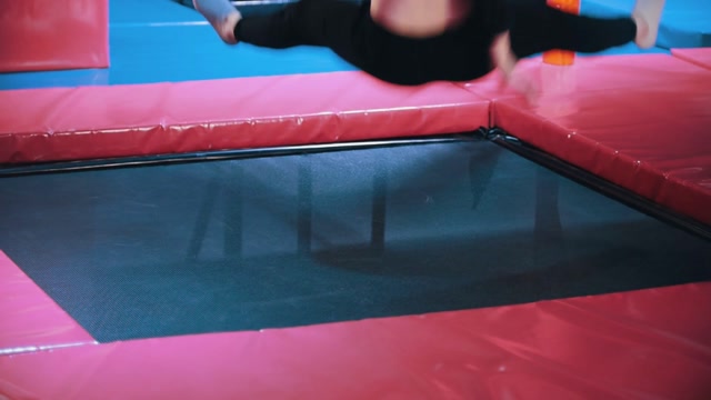 Trampoline Slow Motion Stock Footage: Royalty-Free Video Clips ...