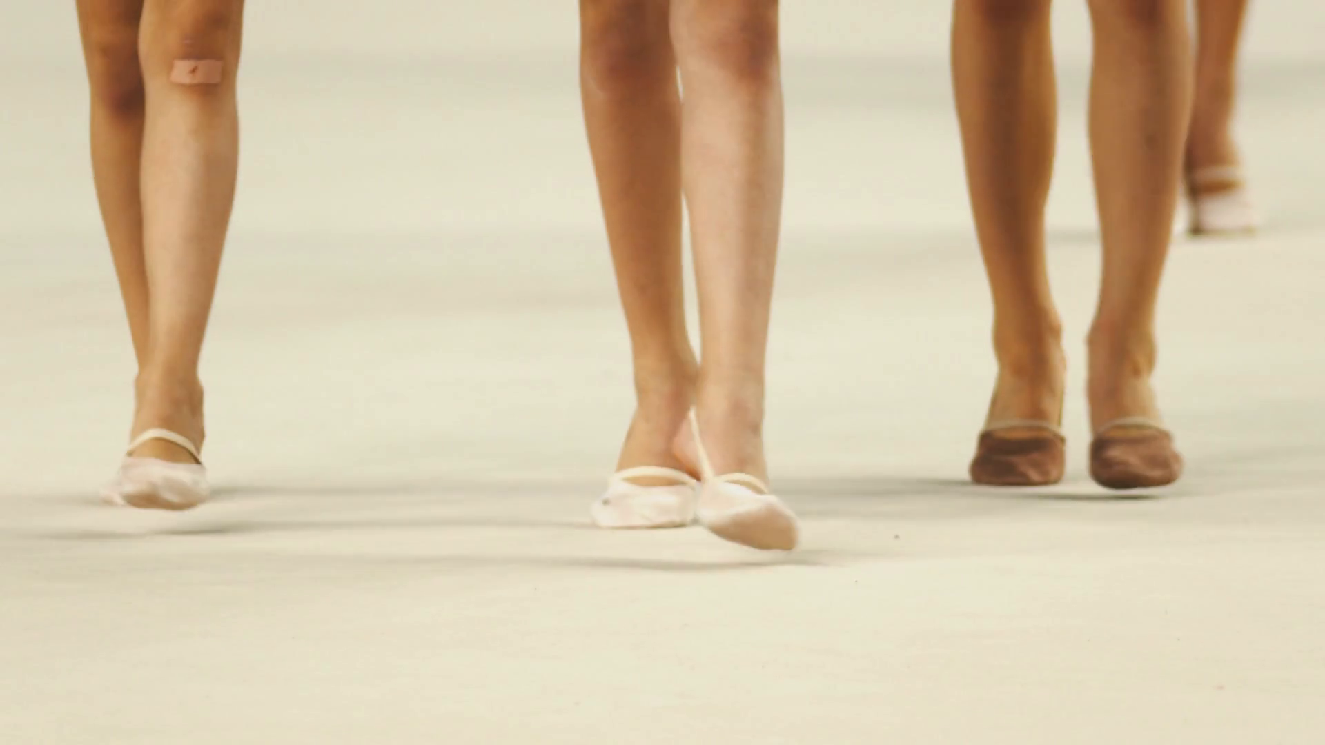 Young Women Legs At Rhythmic Gymnastics Stock Footage SBV-338251737 ...