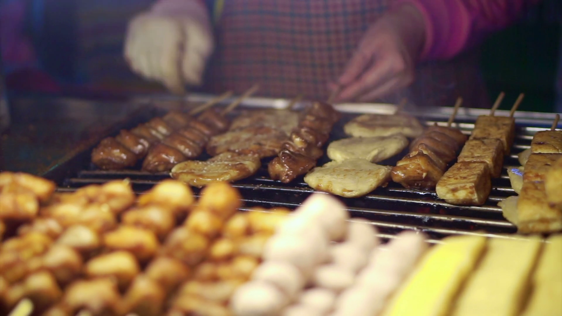 fried and grilled stinky tofu Famous fermented tofu of Taiwan Stock ...