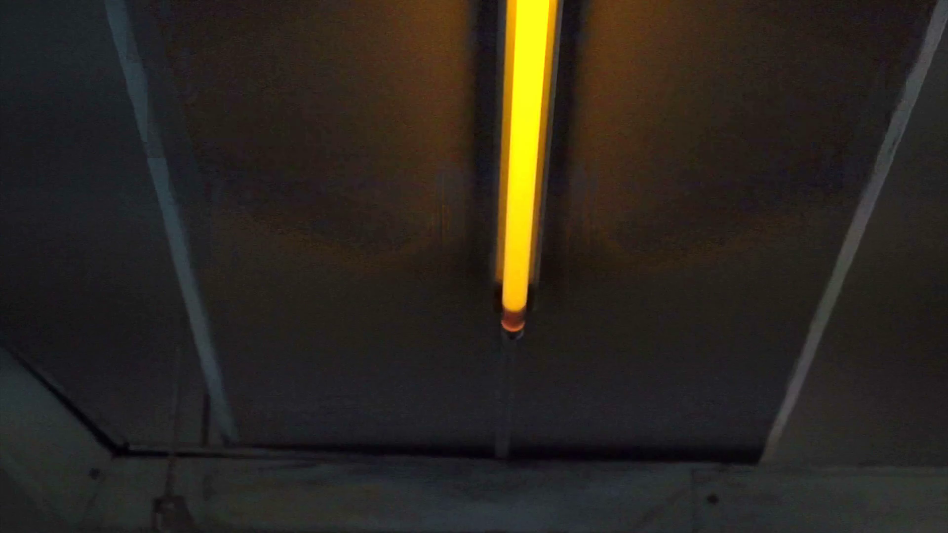 Horror scene movie abstract Decline and Flickering of Fluorescent Light ...