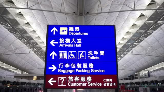 Airport Signs Stock Footage: Royalty-Free Video Clips - Storyblocks