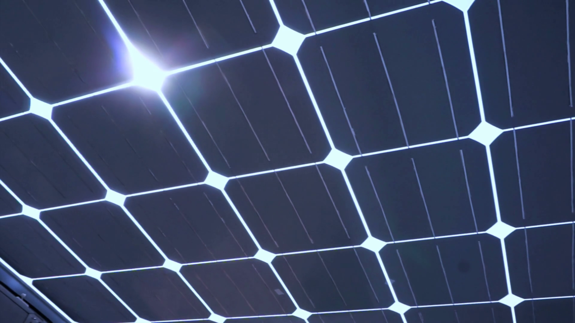 Solar Cell Panels With Sun Light Close Up Stock Footage SBV-305103012 ...