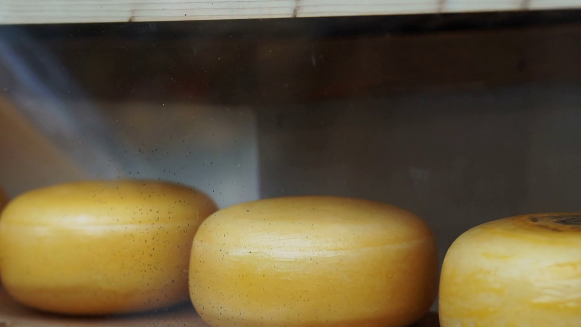 Netherlands Cheese Wheel Display In Row Stock Footage SBV-314132587 ...