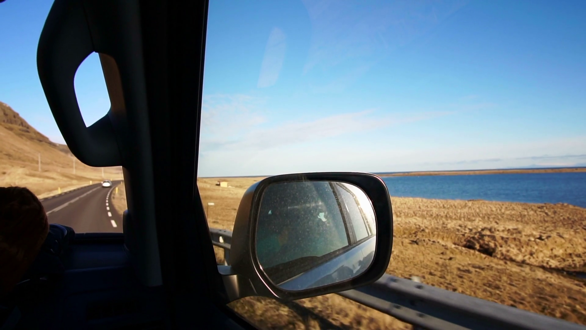 Road Trip View Pov: Inside Car Stunning Stock Footage SBV-316330087 ...