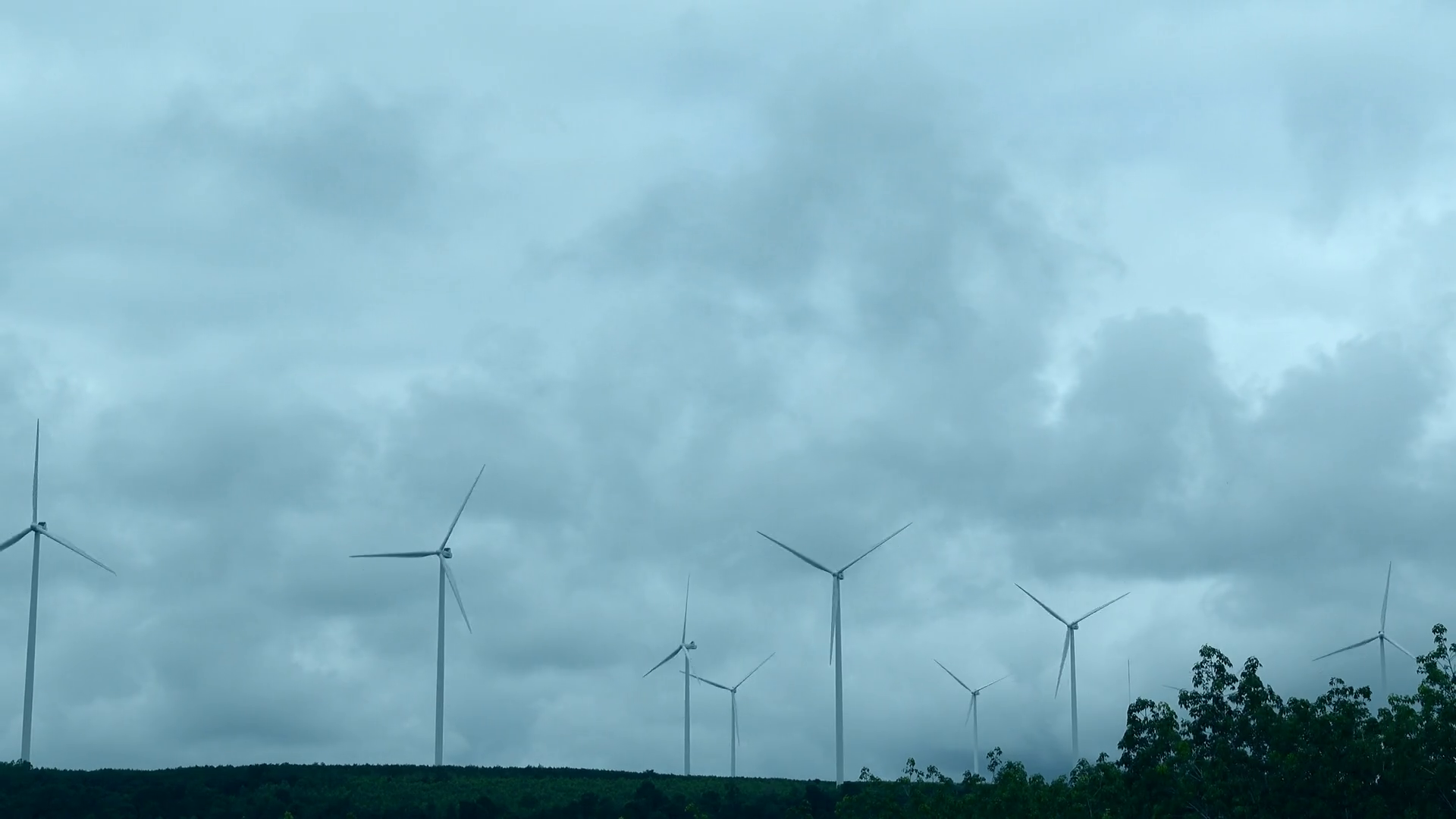 Timelapse Of Windmill Wind Energy Farm Work Stock Footage SBV-348726195 ...