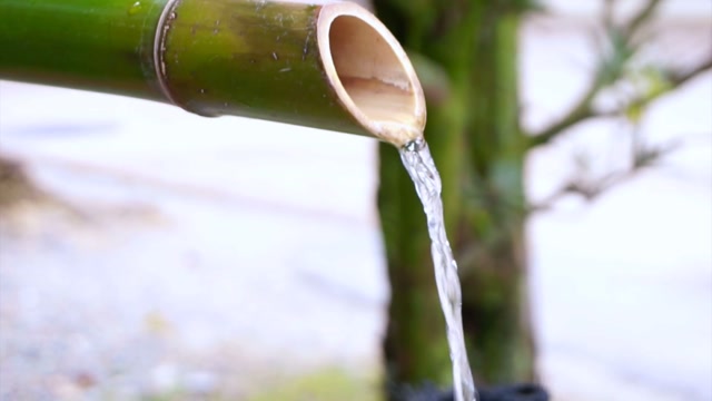 Bamboo Water Fountain Stock Footage: Royalty-Free Video Clips - Storyblocks