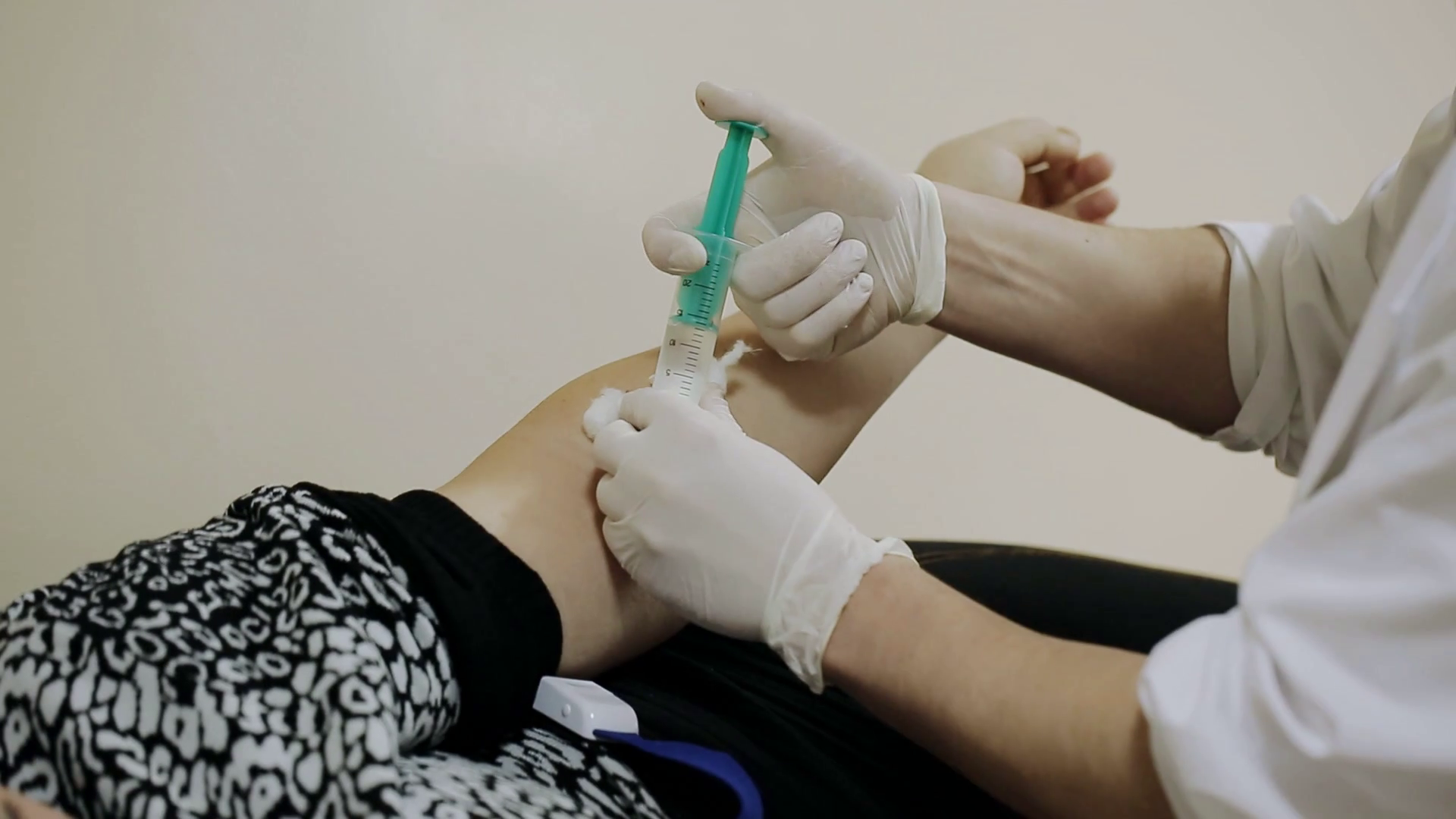 Doctor To Patient Injection Into Vein Stock Footage SBV-305479679 ...