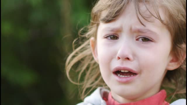 Kid Girl Crying Stock Footage: Royalty-Free Video Clips - Storyblocks