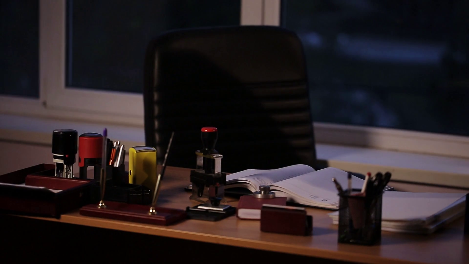 Thief Stealing Confidential Files In Office Stock Footage SBV-307710535 ...