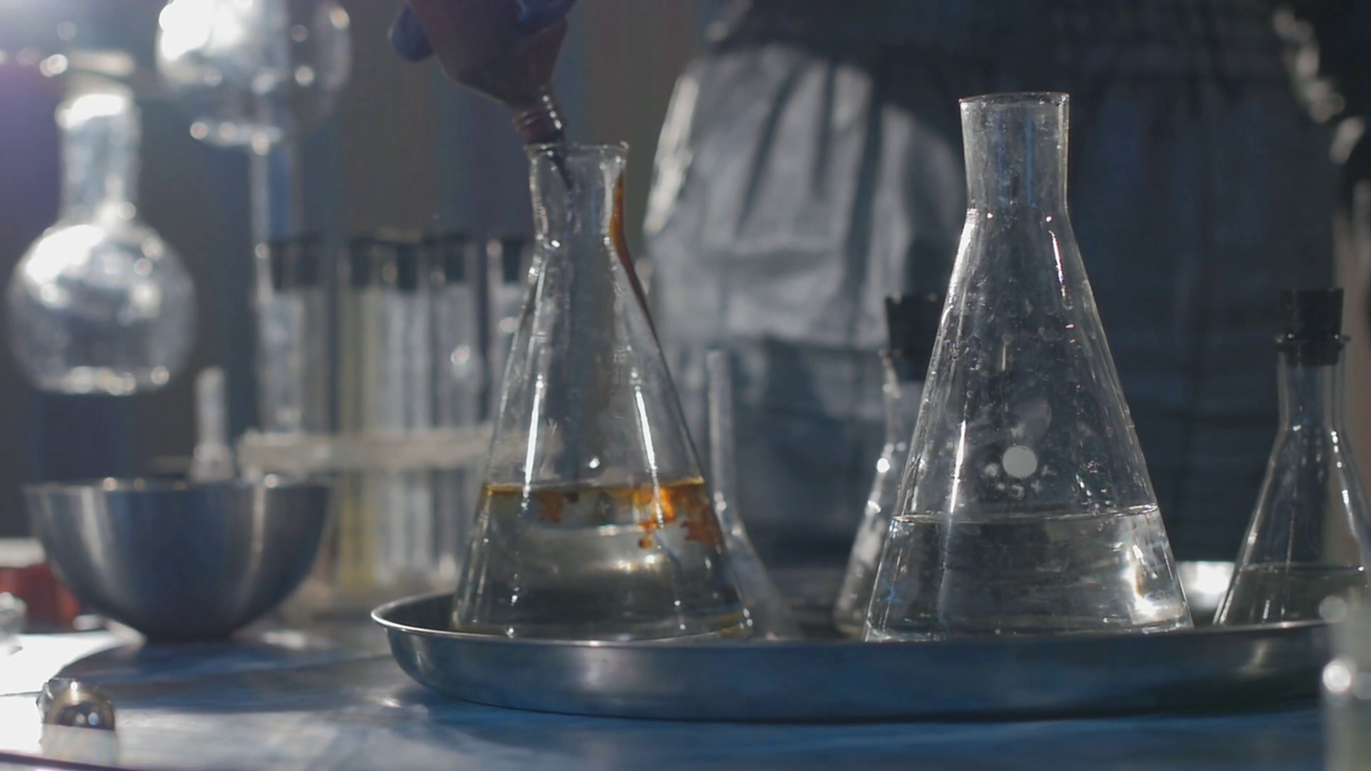 Chemists Make Drugs In Laboratory Stock Footage SBV-315099707 - Storyblocks