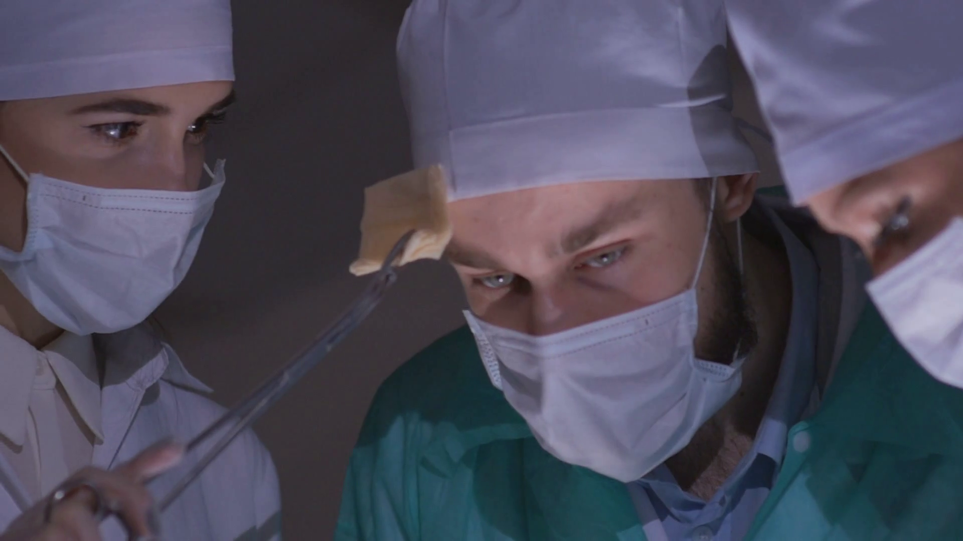 Doctors Surgeons Operate Patient In Stock Footage SBV-314307430 ...