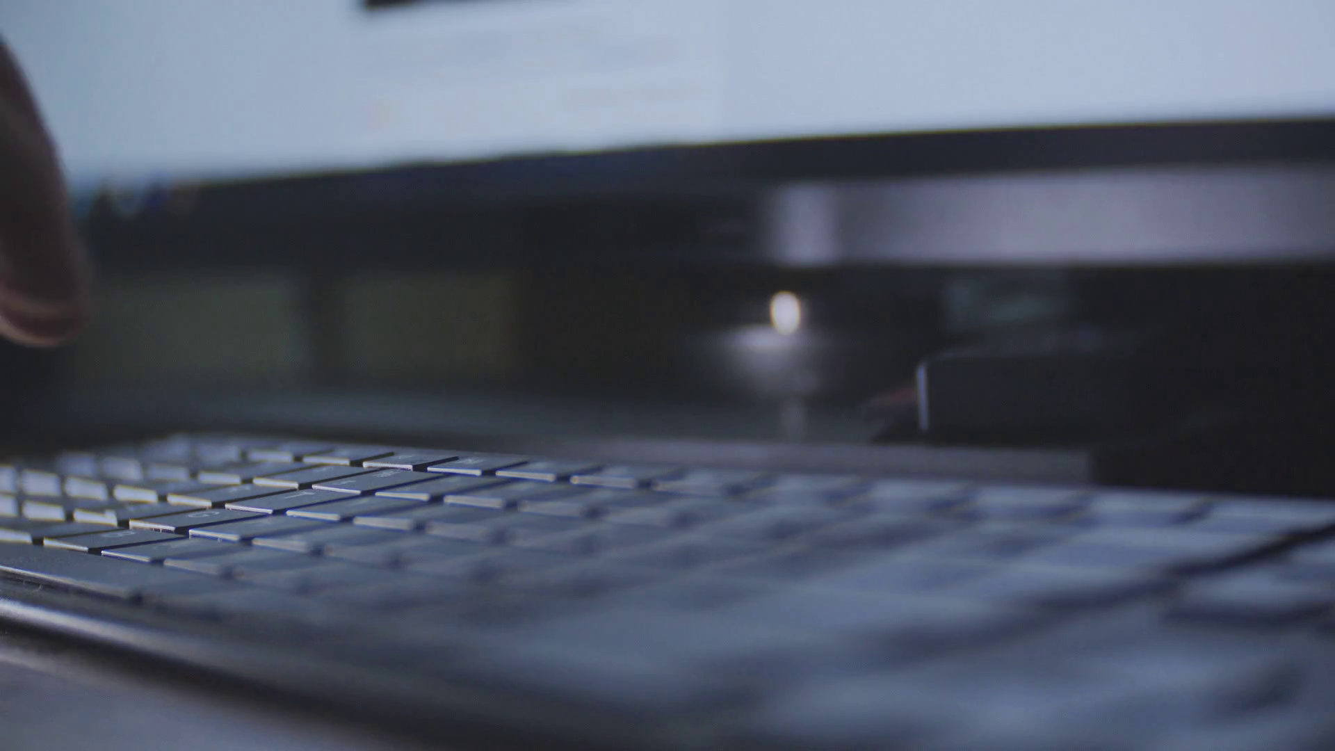 Man Typing On Computer Keyboard Close-up Of Stock Footage SBV-327250103 ...