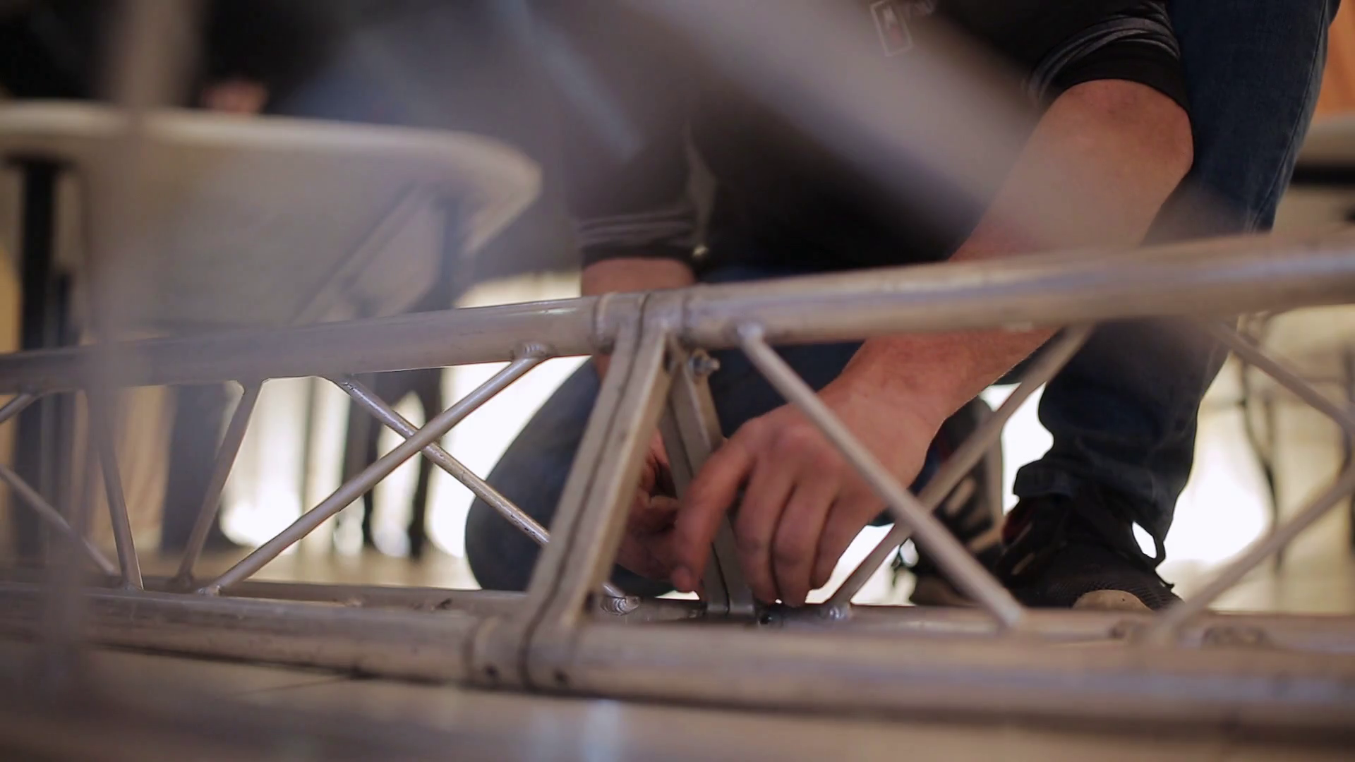 Technical Preparation Big Concert Indoors Stock Footage SBV-324070721 ...