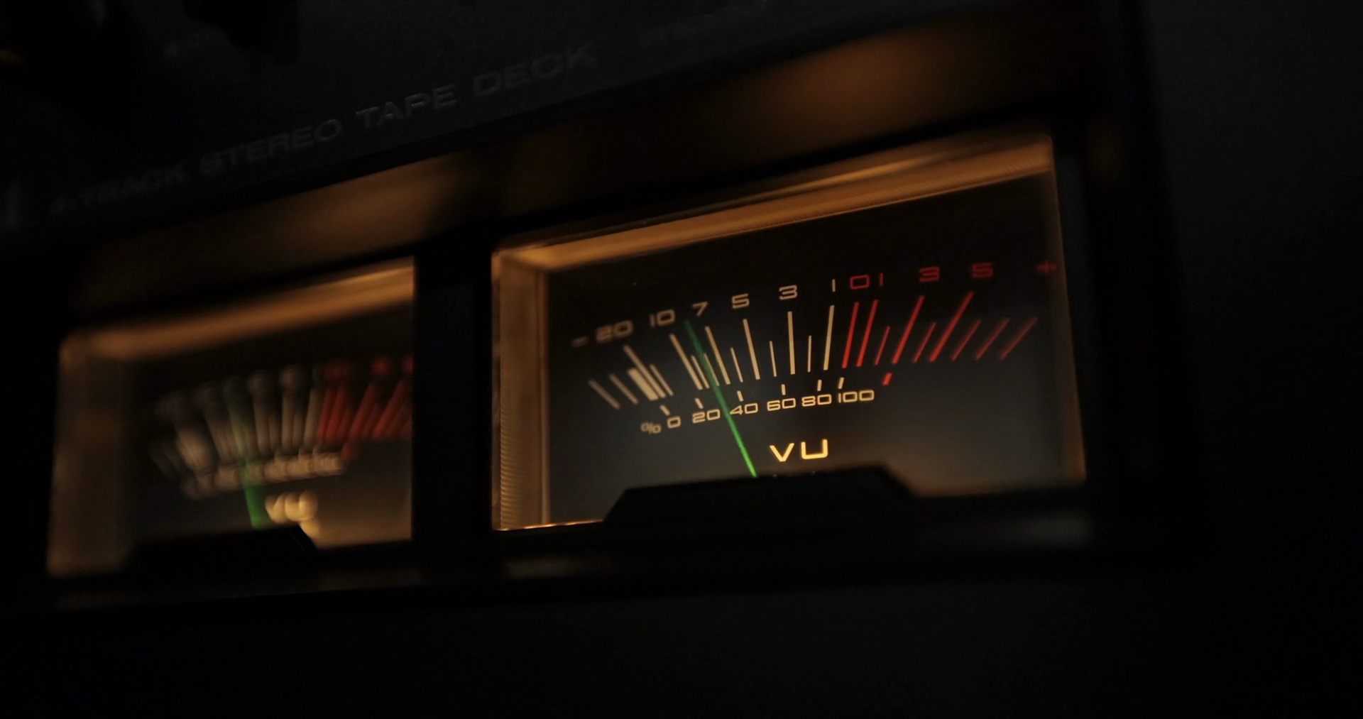 Vu Meters On Hi-fi Reel-to-reel Tape Stock Footage SBV-351700457 ...