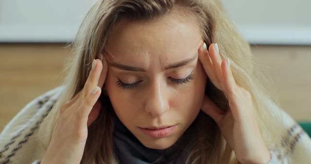 Dizziness Woman Stock Footage: Royalty-Free Video Clips - Storyblocks